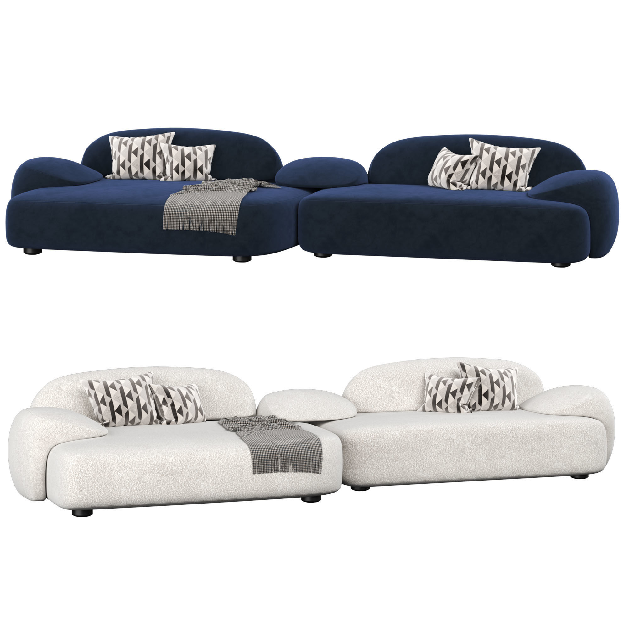 Paolo Castelli AMA sofa 3D model | CGTrader