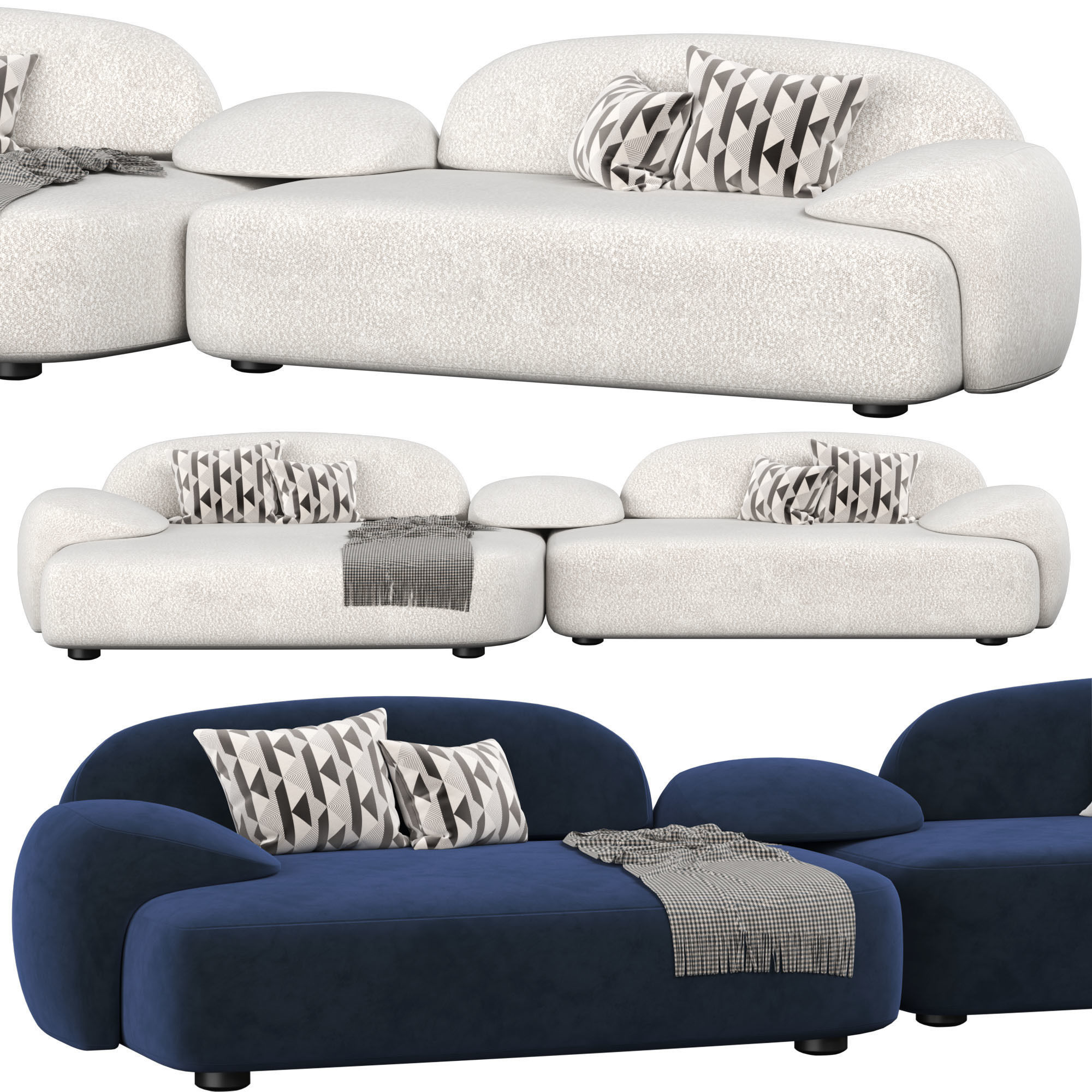 Paolo Castelli AMA sofa 3D model | CGTrader