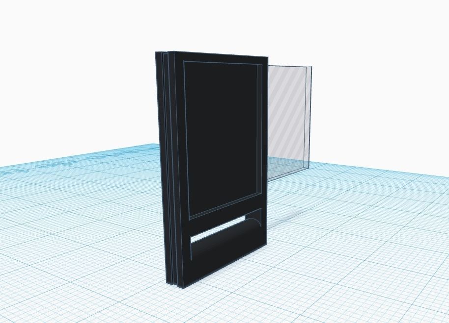 advertising poster scale h0 1-87 3D model 3D printable | CGTrader