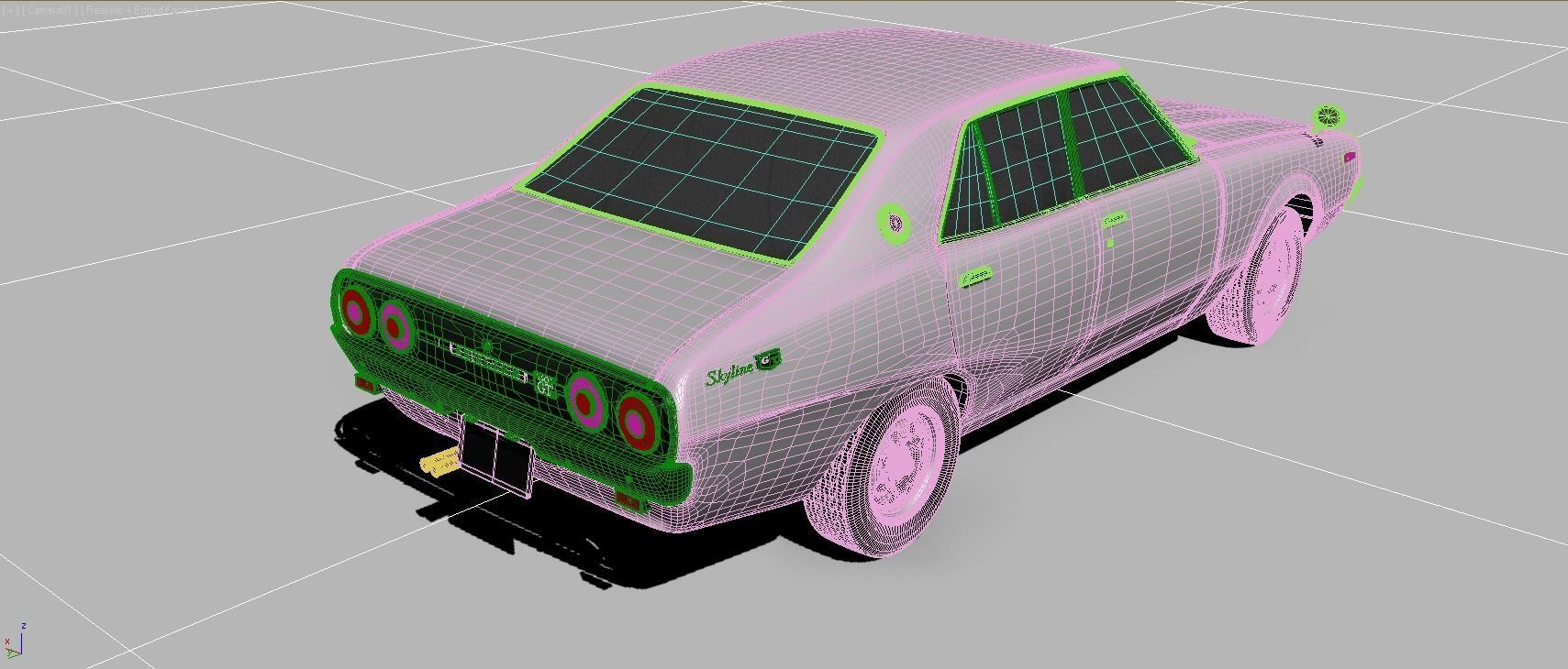 Nissan skyline gc110 3D model | CGTrader