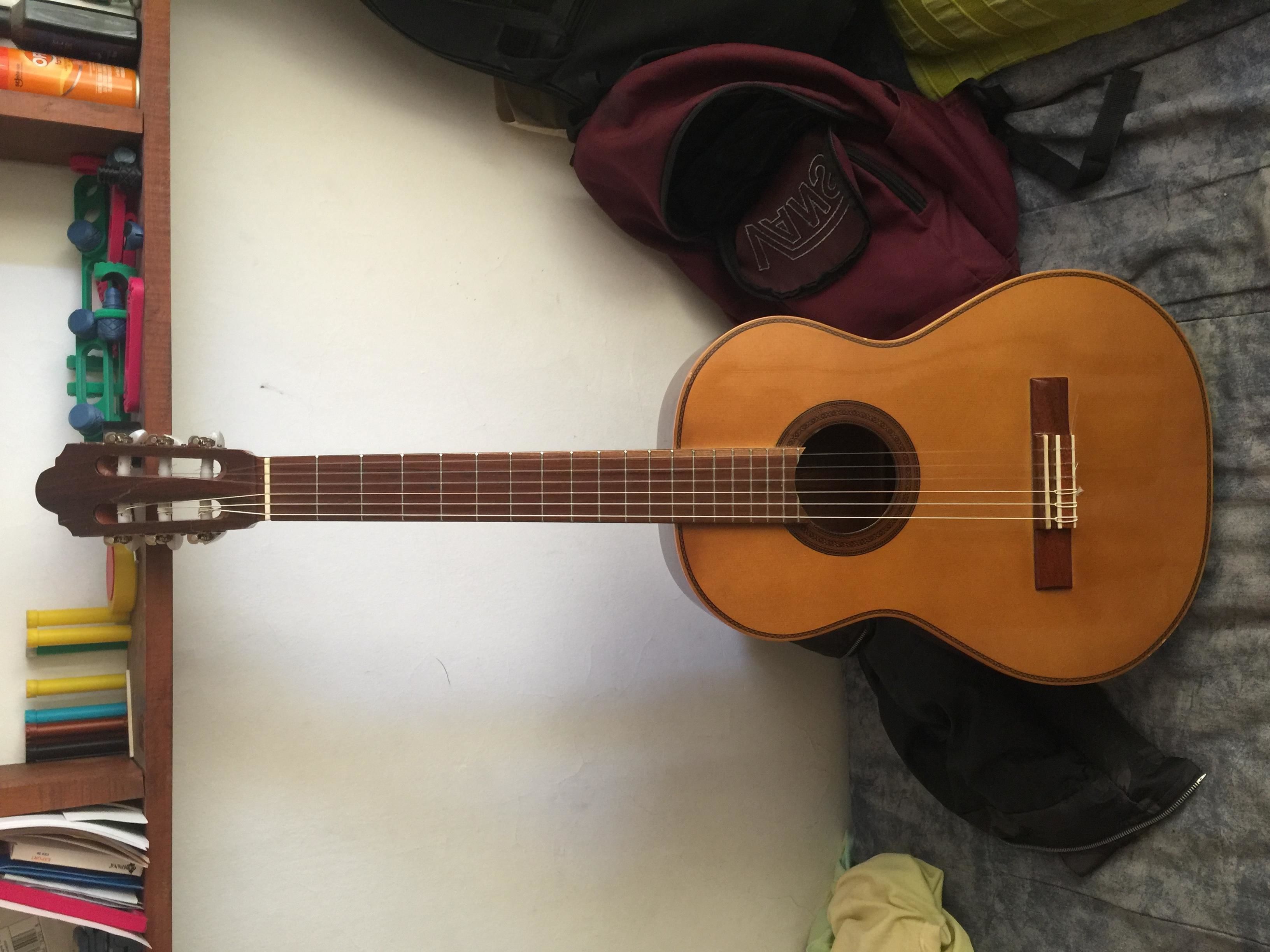 3D model Classical guitar low poly VR / AR / low-poly | CGTrader