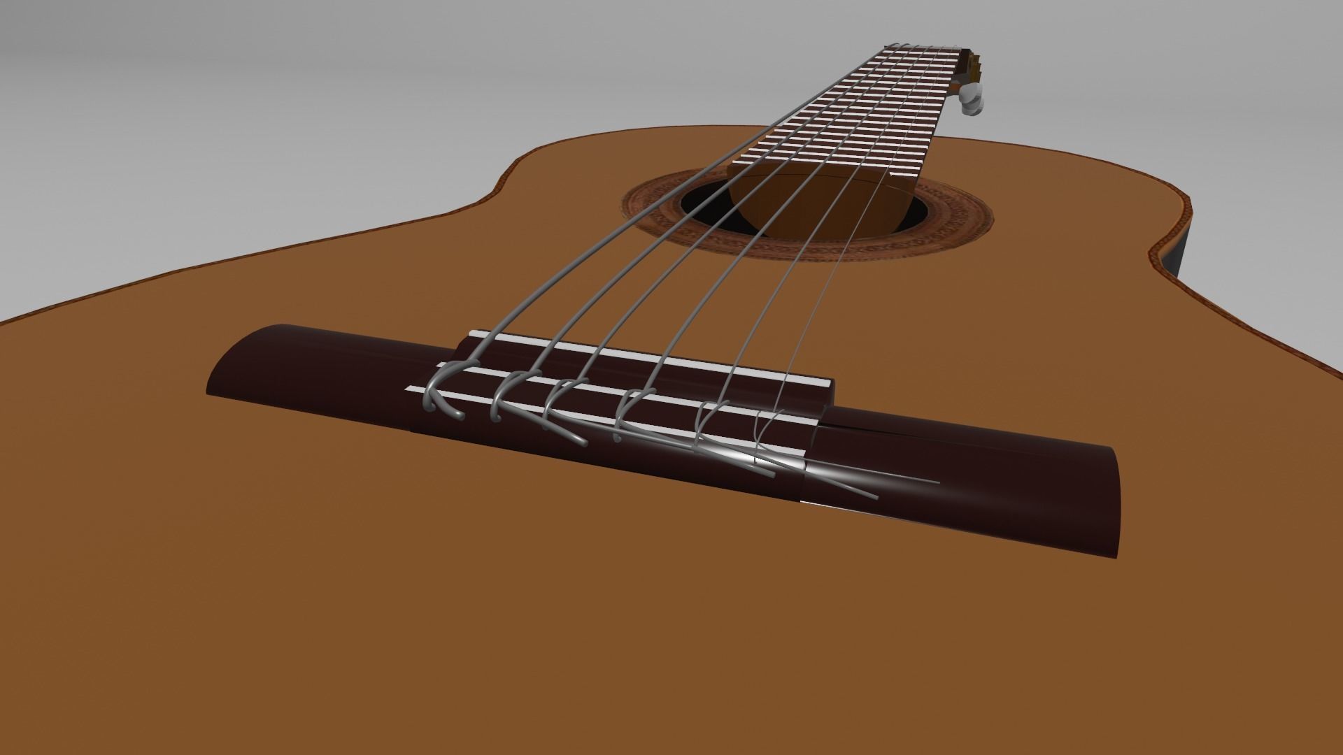 3D model Classical guitar low poly VR / AR / low-poly | CGTrader