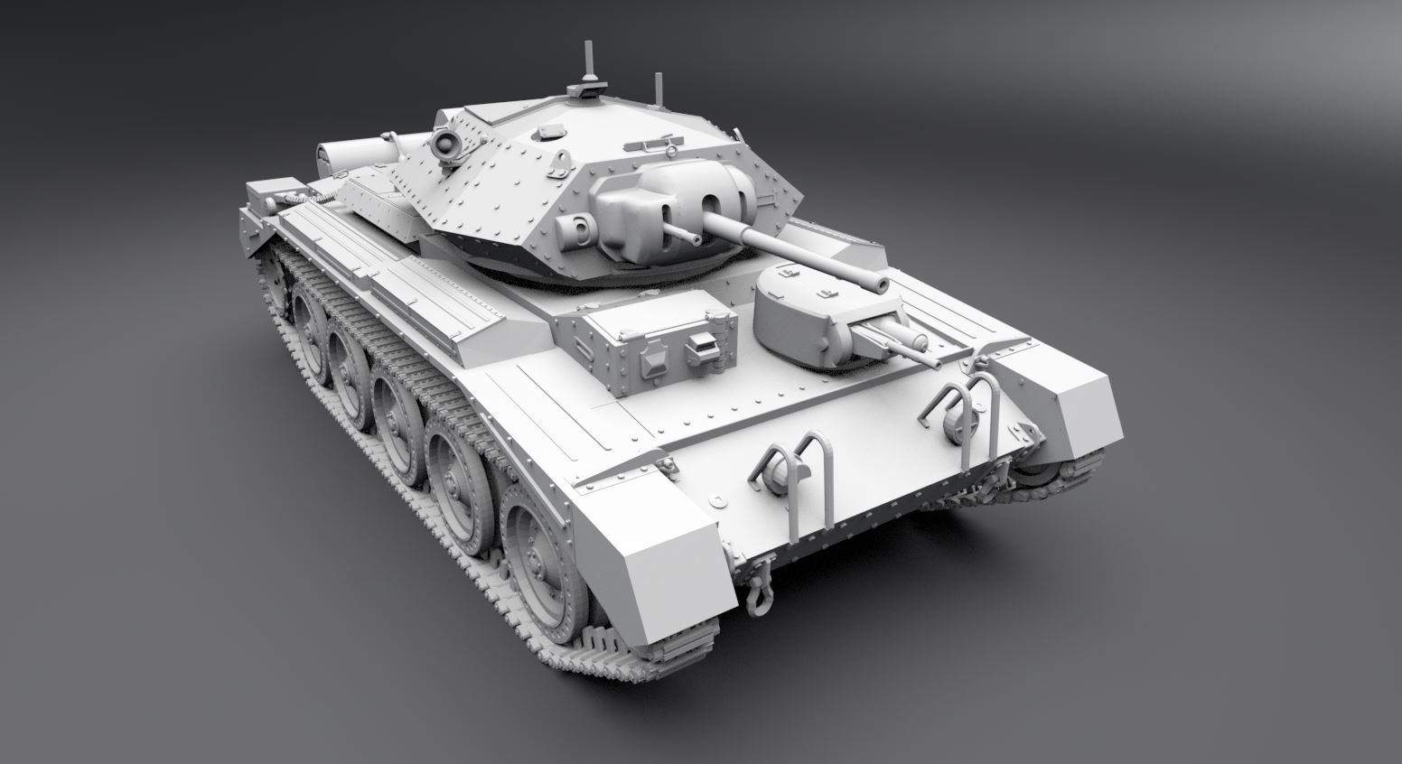Crusader Mk2 Scale model 3D model 3D printable | CGTrader