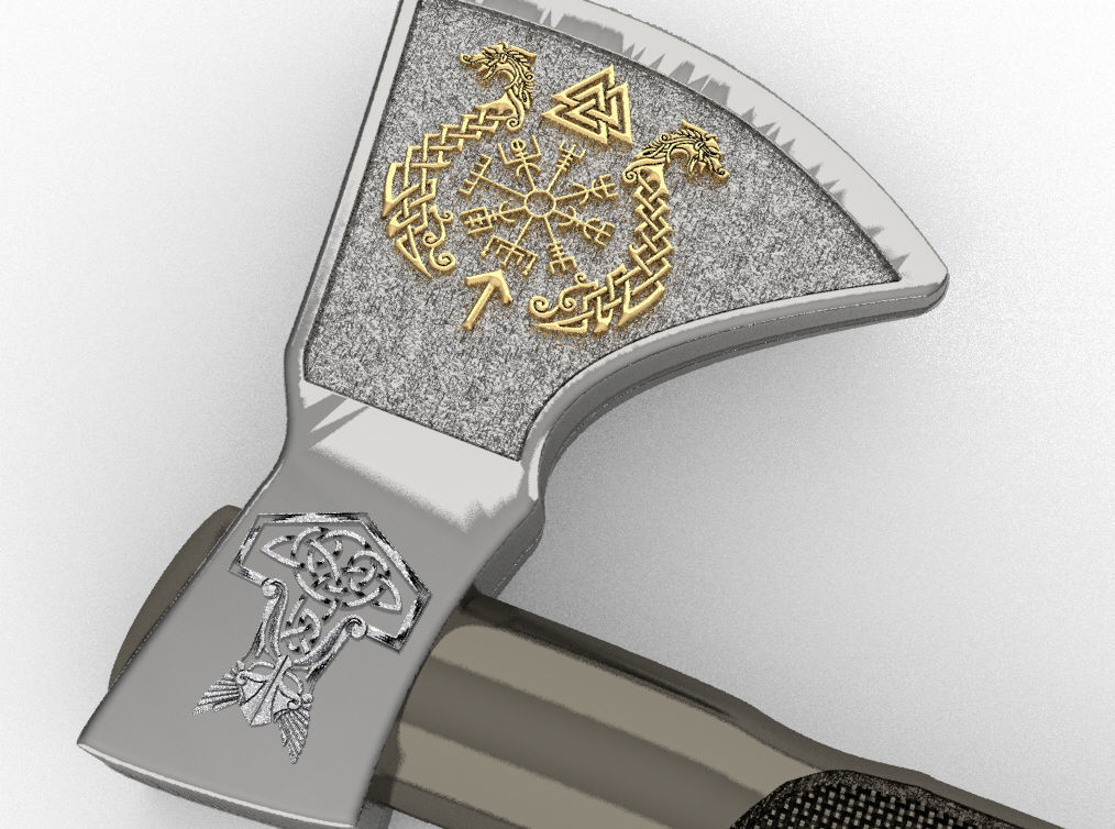 Wiking Axe 3D model | CGTrader