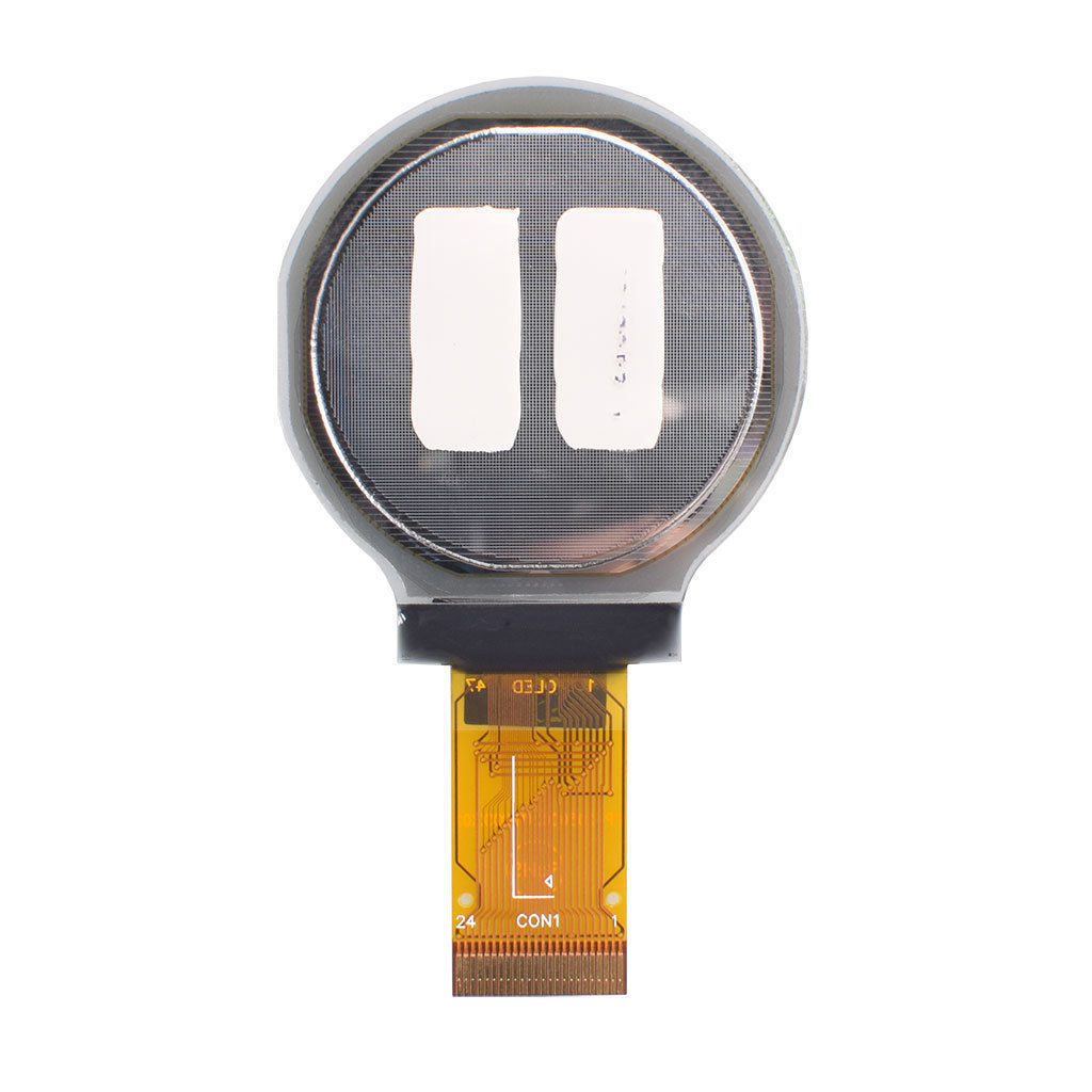 118 128 x 128 Round Monochrome Graphic OLED MCU SPI I2C free 3D model ...