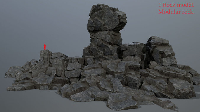 3D model Rocks rock VR / AR / low-poly | CGTrader