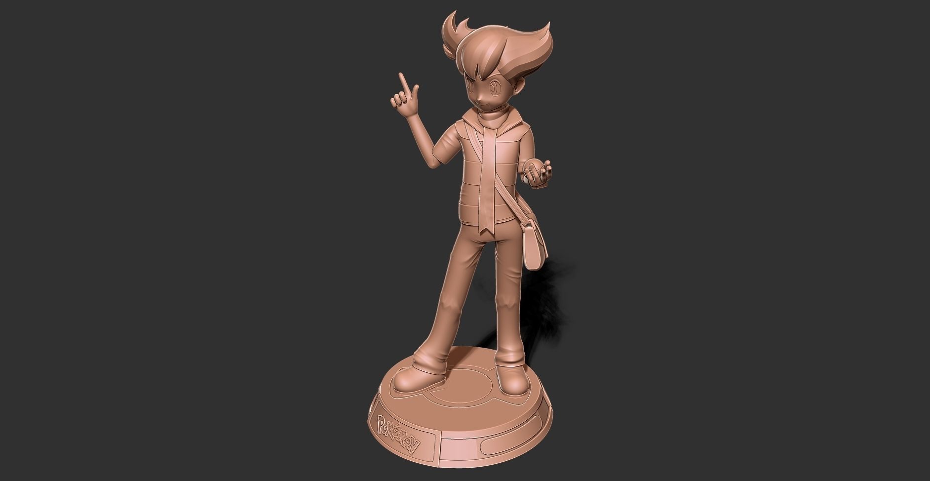 Barry - Pokemon Fanart free 3D model 3D printable | CGTrader