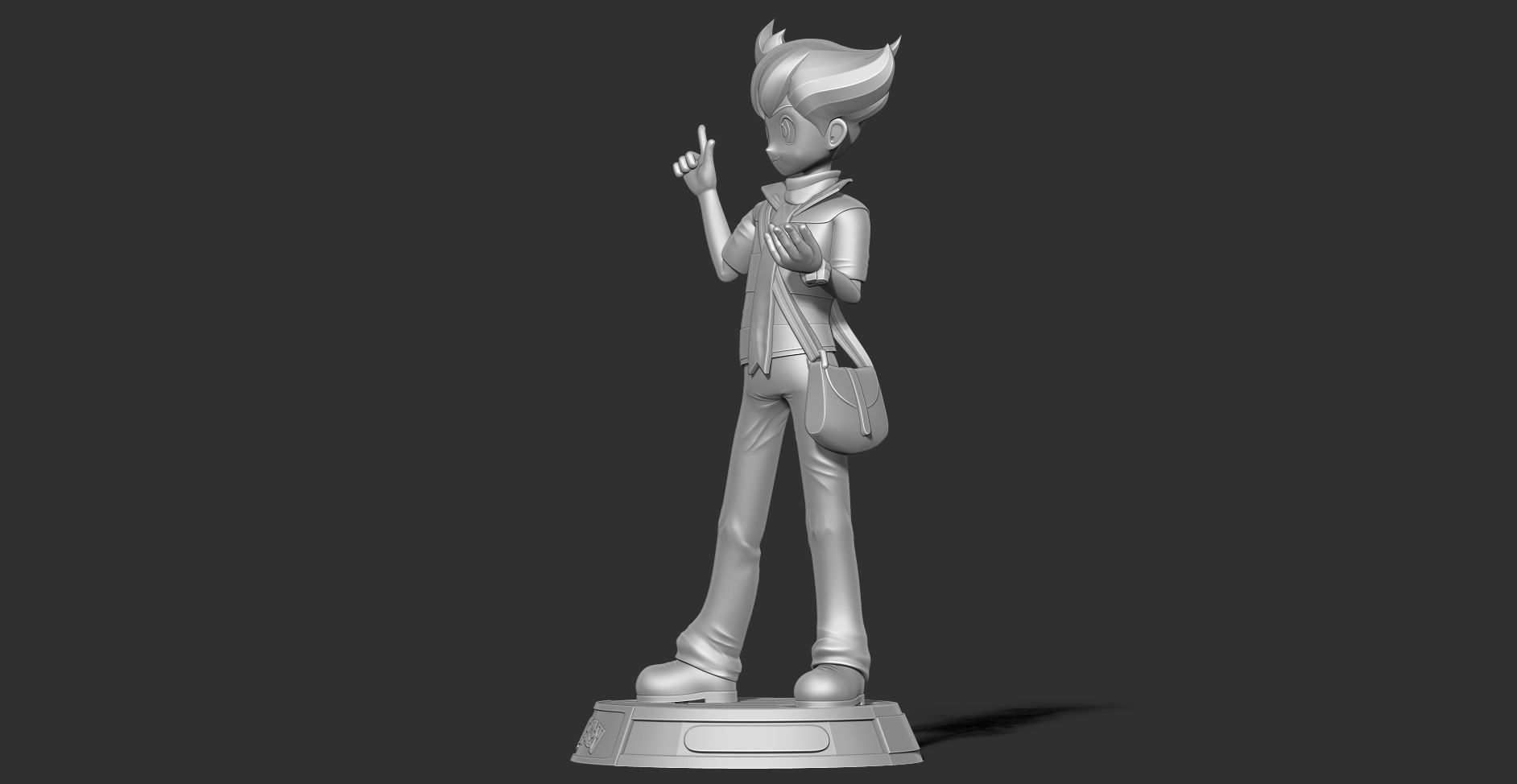 Barry - Pokemon Fanart free 3D model 3D printable | CGTrader