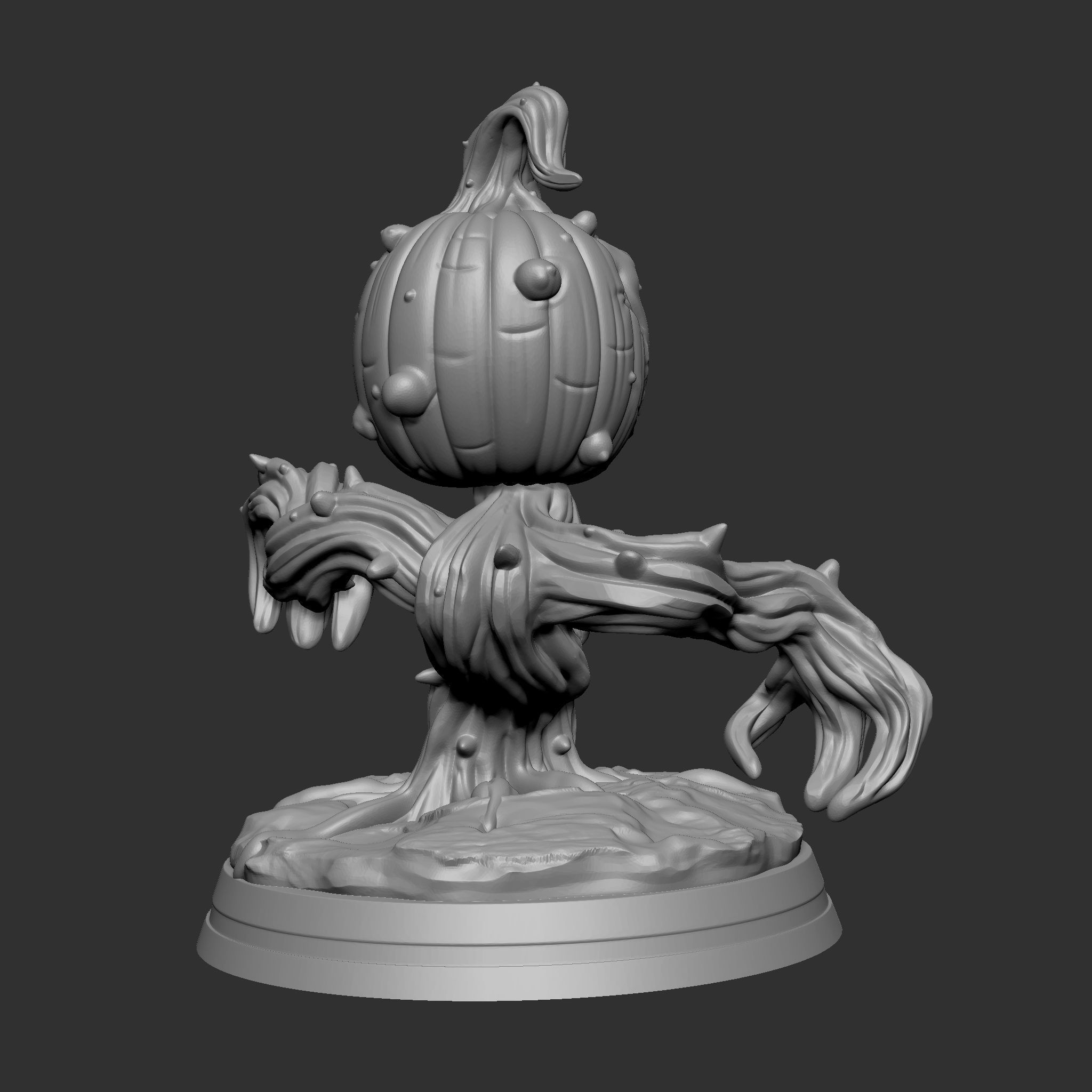 PUMPKIN CREATURE free 3D model 3D printable | CGTrader