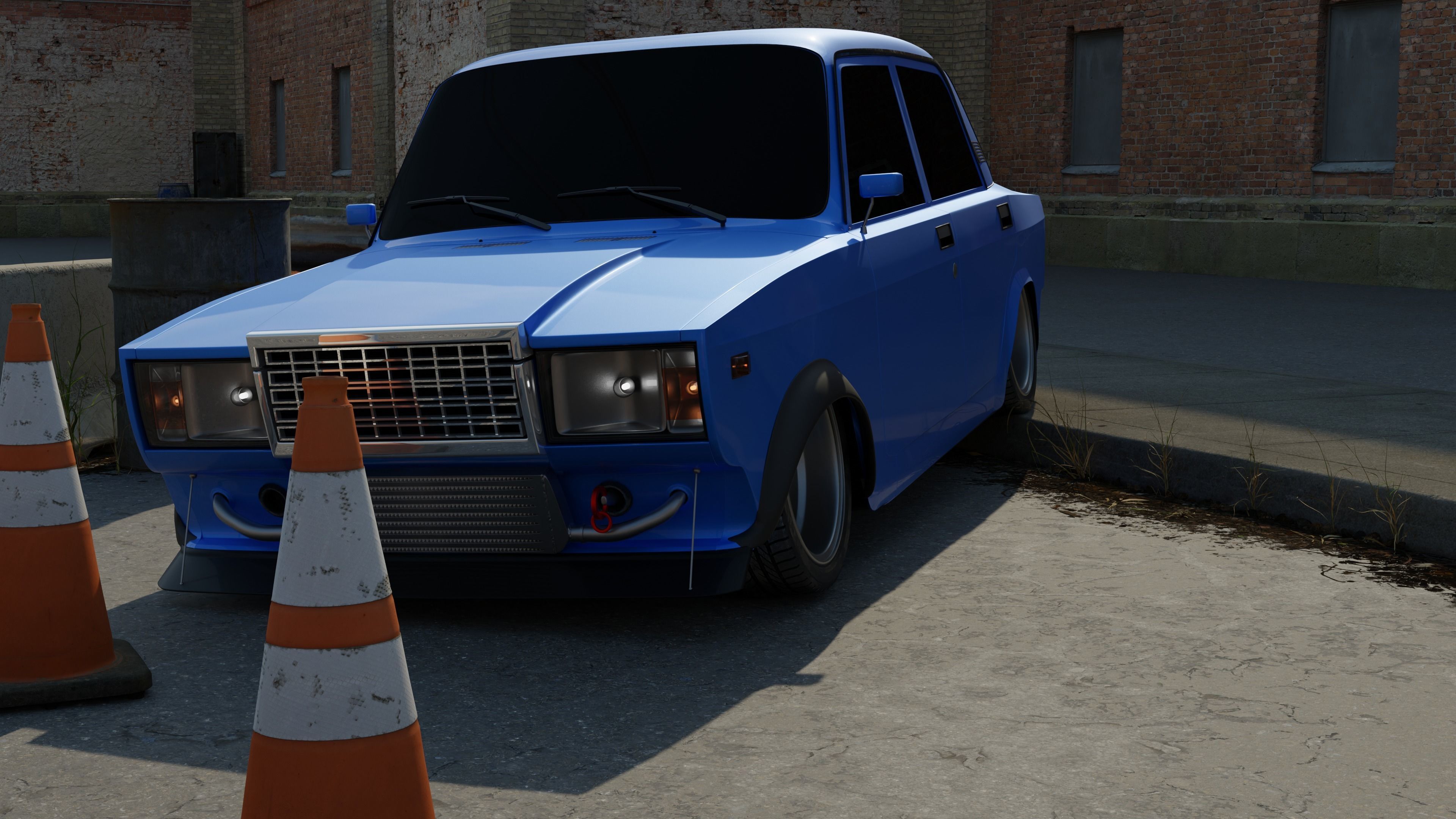 High-poly Vaz-2107 styling 3D model | CGTrader