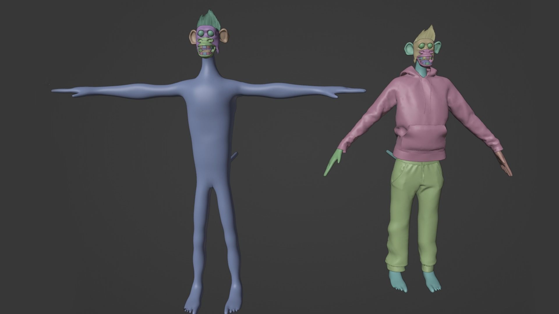 Famous NFT Ape High Quality Model 3D model | CGTrader