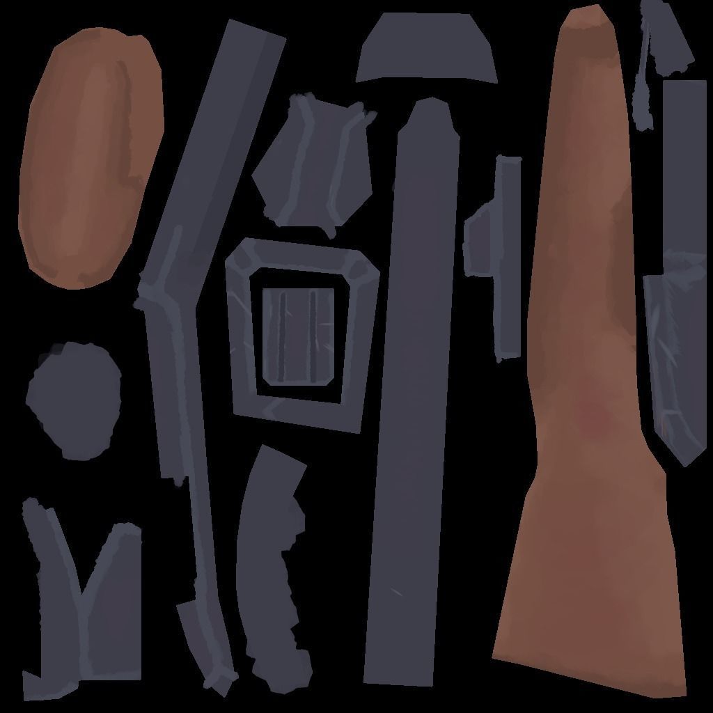 3D model Painterly M1 Carbine Rifle VR / AR / low-poly | CGTrader