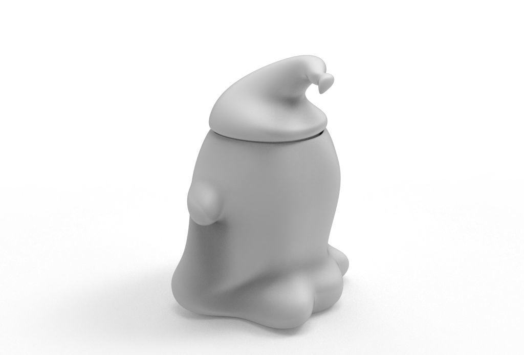 ghost container 3D model 3D printable | CGTrader