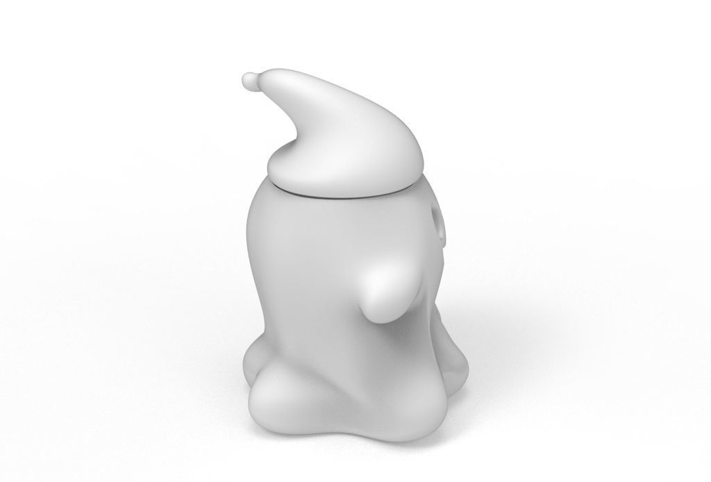 ghost container 3D model 3D printable | CGTrader