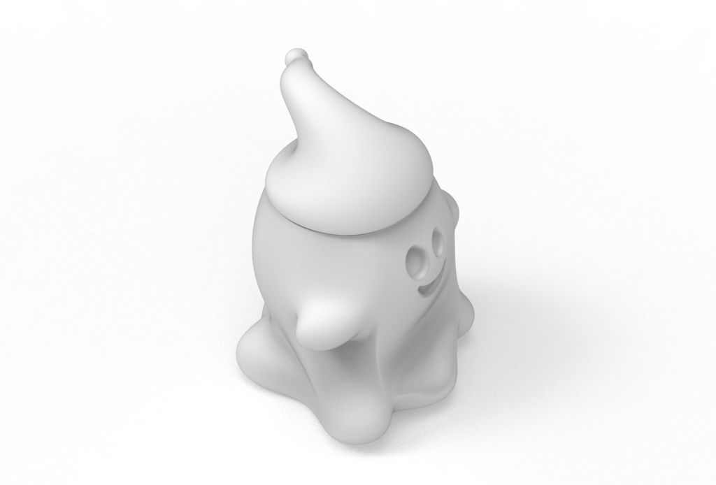ghost container 3D model 3D printable | CGTrader