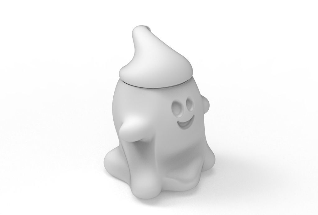 ghost container 3D model 3D printable | CGTrader
