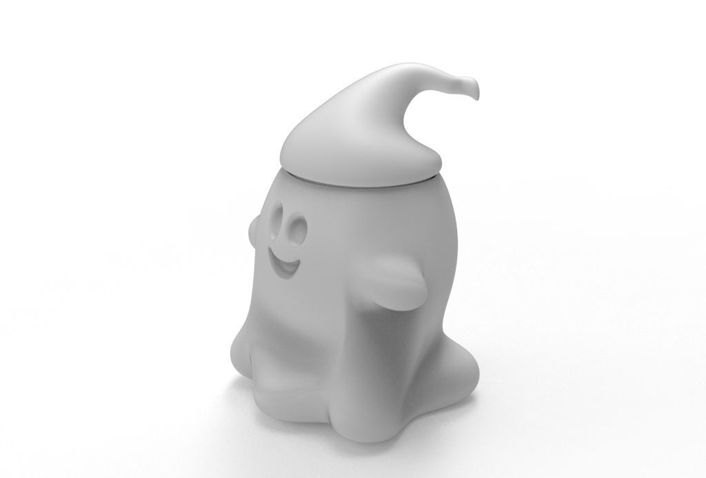 ghost container 3D model 3D printable | CGTrader