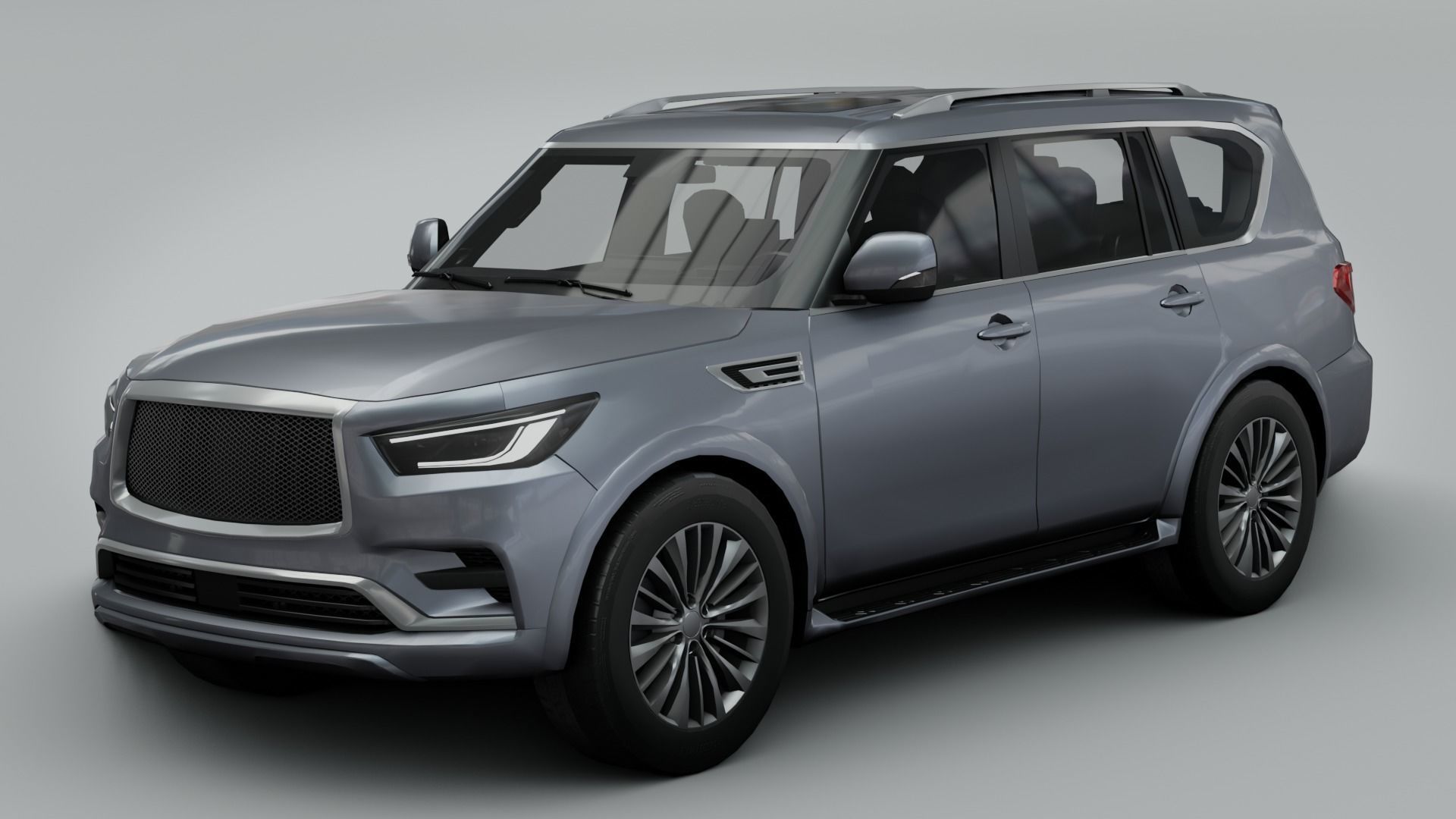 Infiniti QX80 2021 3D model | CGTrader