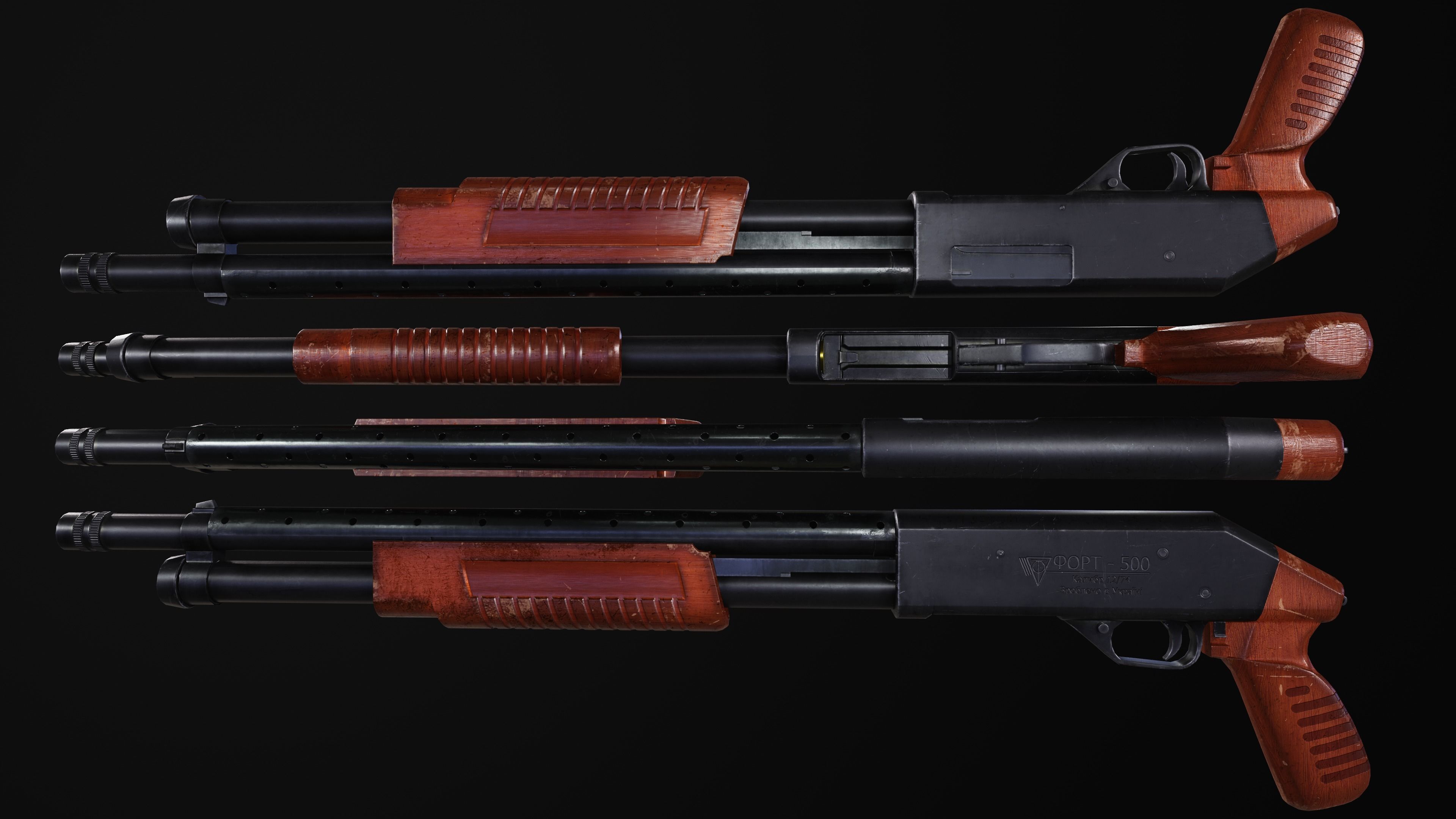 3D model Fort 500 VR / AR / low-poly | CGTrader