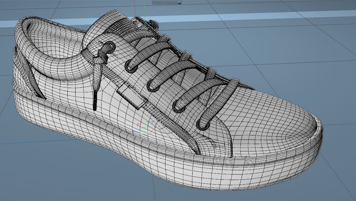 Black Sneaker 3d model with texture 3D model | CGTrader