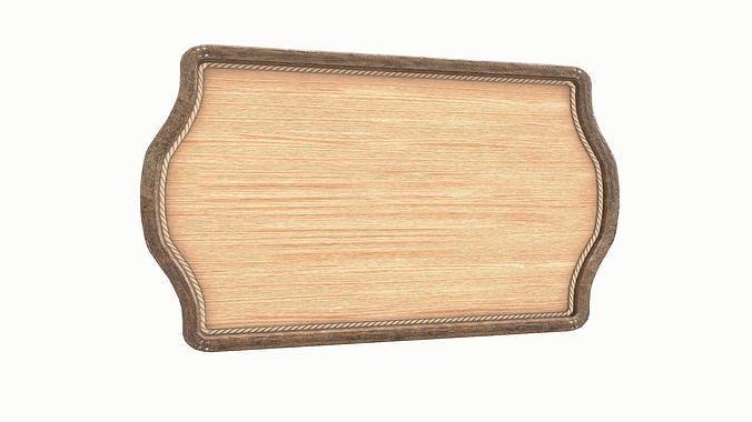 3D model Wall signboard A VR / AR / low-poly | CGTrader