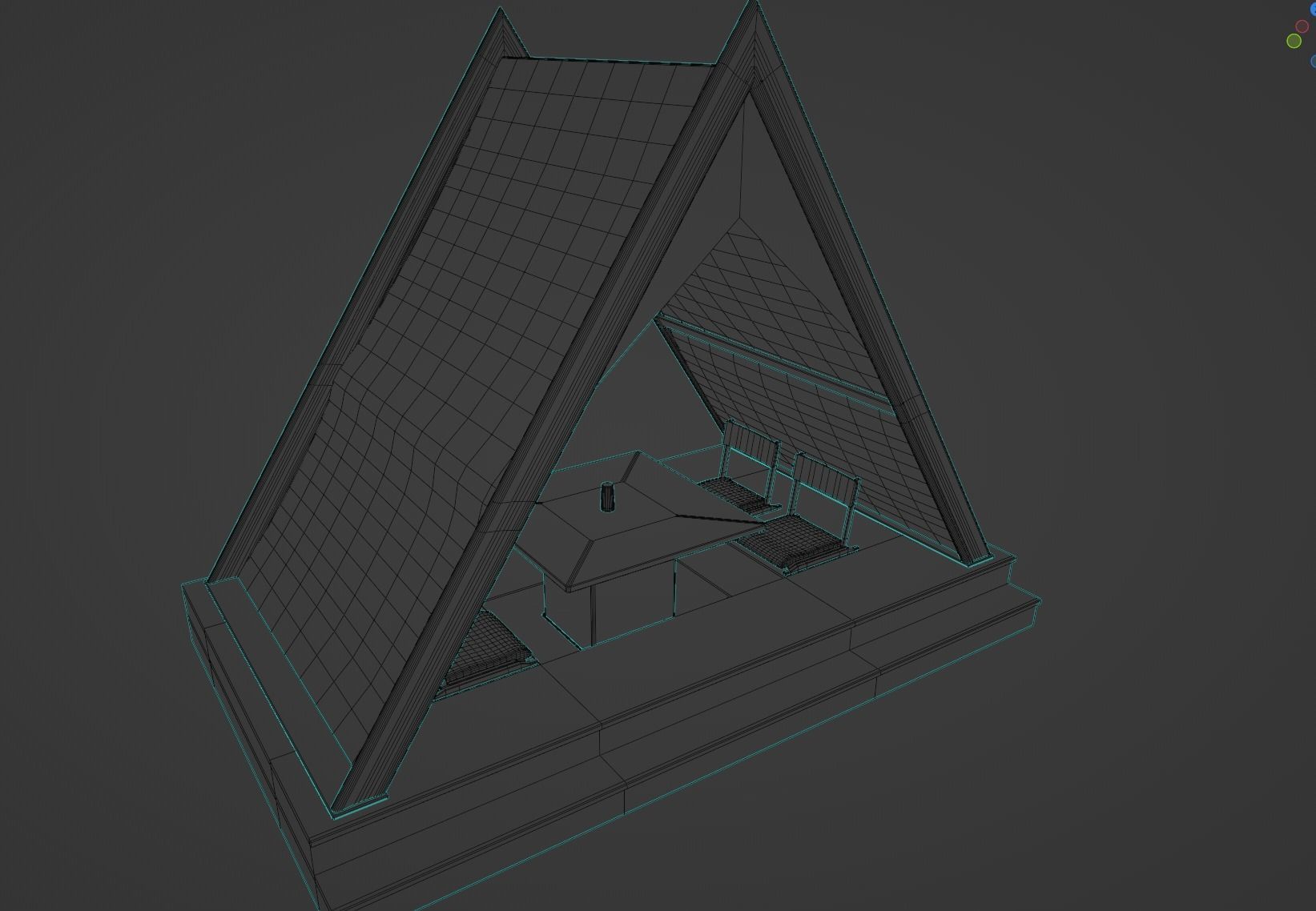 Dinner party tents 3D model | CGTrader