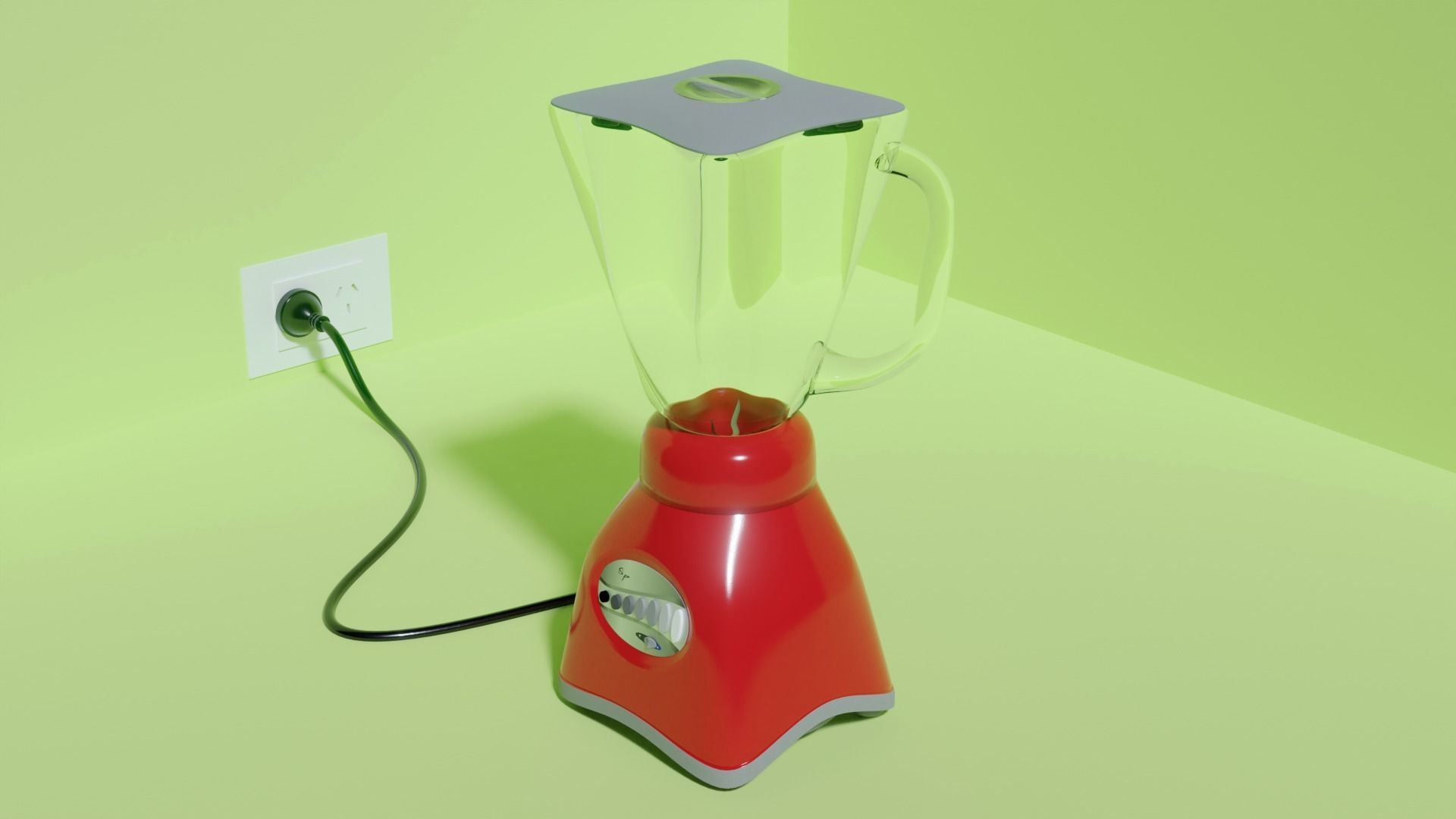 Red Blender 3D model | CGTrader