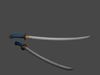3D model Low Poly Willow Leaf Sabre VR / AR / low-poly | CGTrader