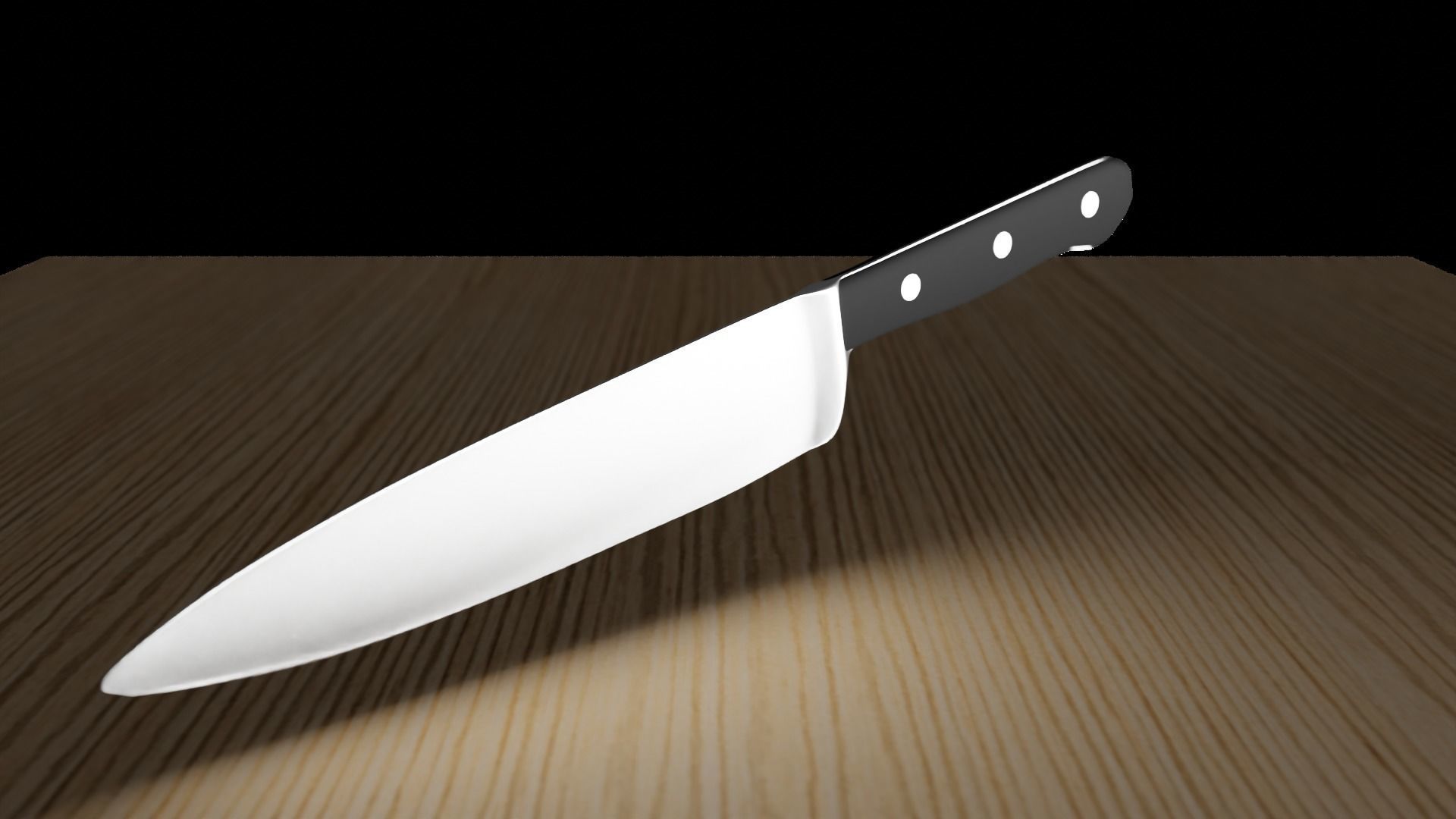 Superior Kitchen Knife 3D model | CGTrader