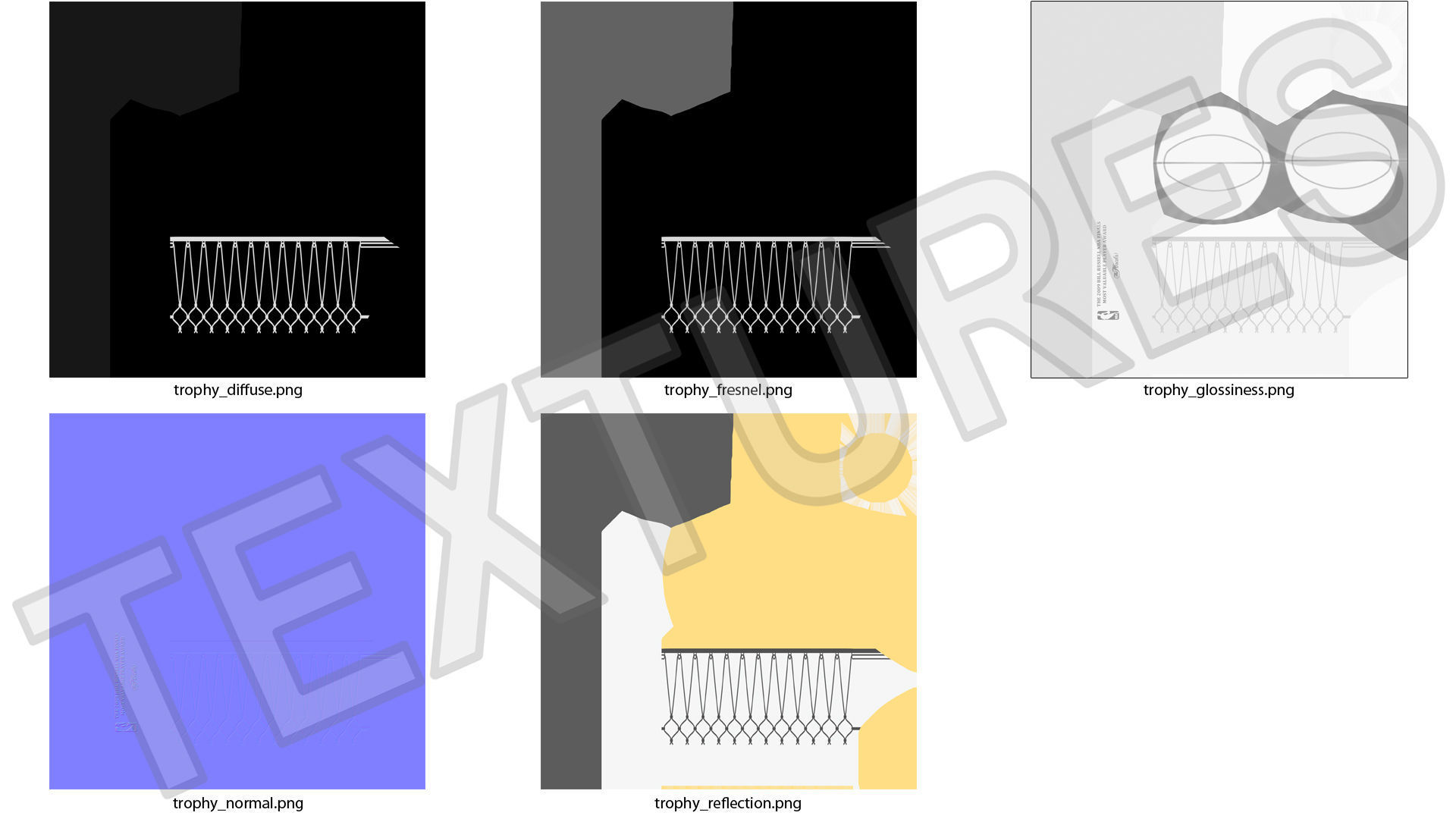 NBA Finals MVP trophy 3D model | CGTrader