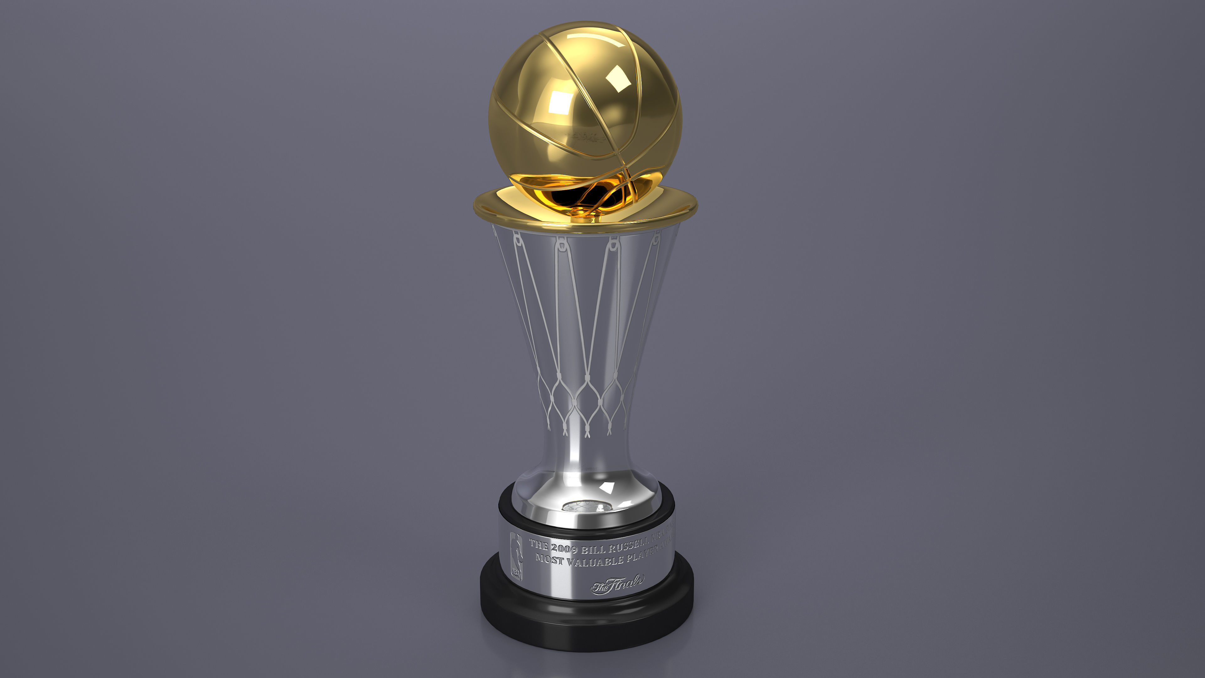 NBA Finals MVP trophy 3D model | CGTrader