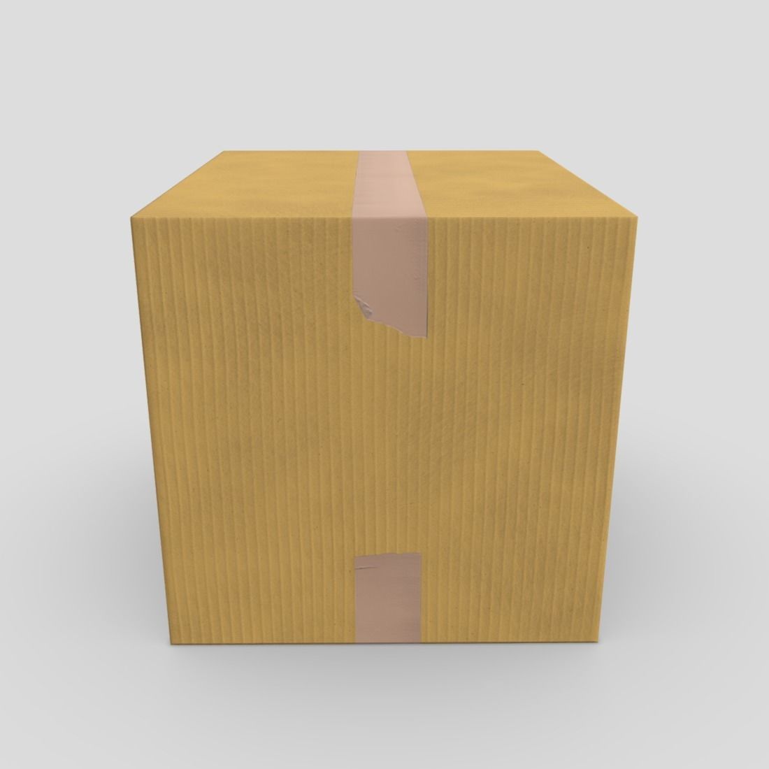 CC0 - Cardboard Box Closed free VR / AR / low-poly 3D model | CGTrader