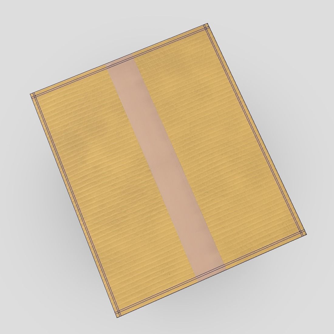 CC0 - Cardboard Box Closed free VR / AR / low-poly 3D model | CGTrader