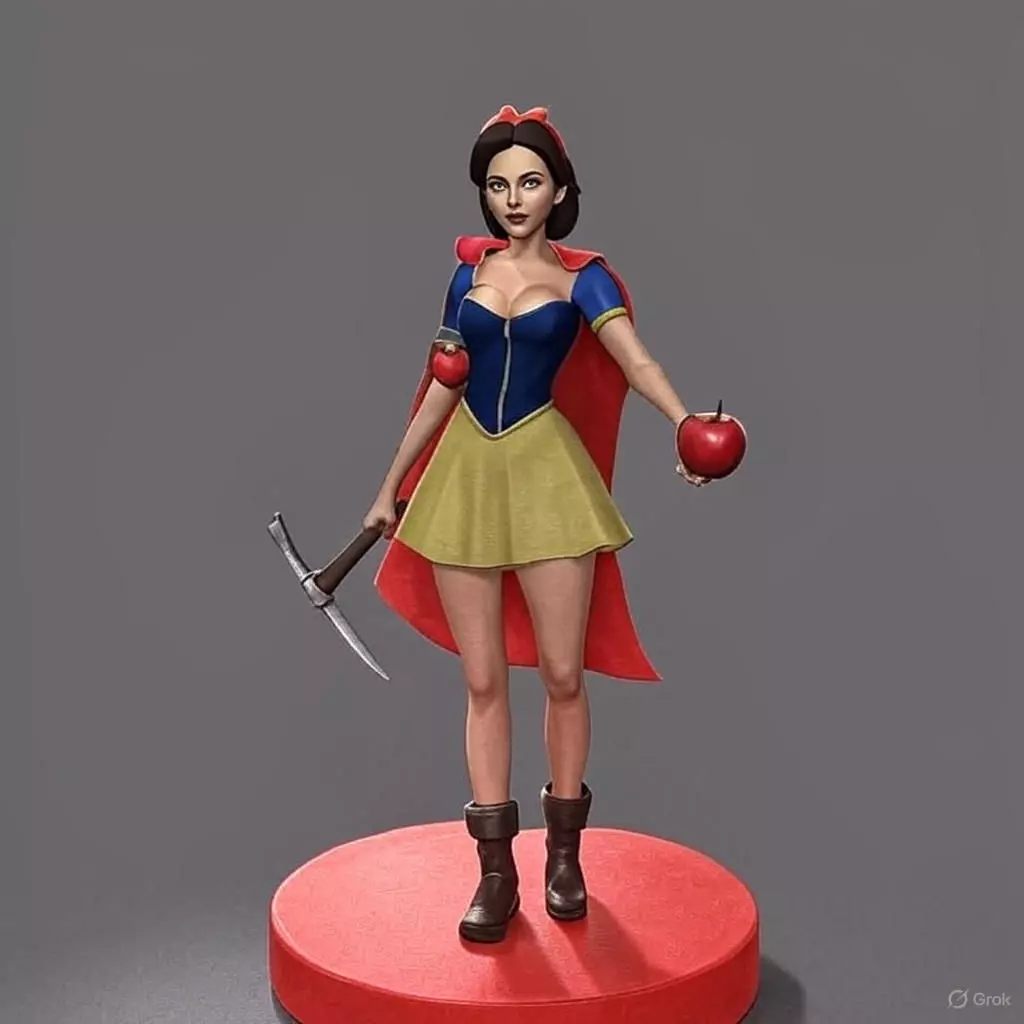 Snow White 3D model 3D printable | CGTrader