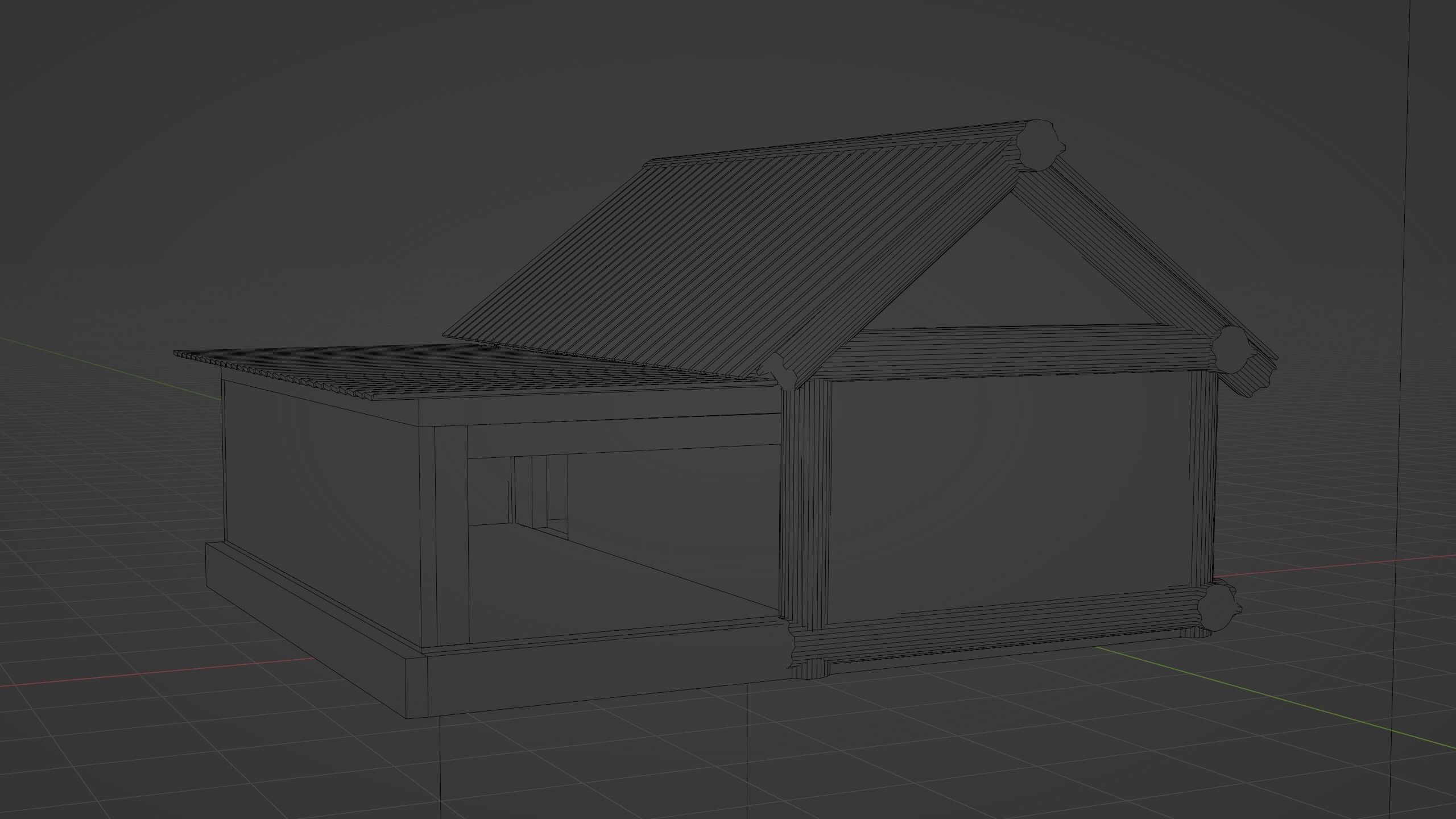 Simple Cabin Low-poly 3D Model free VR / AR / low-poly 3D model | CGTrader