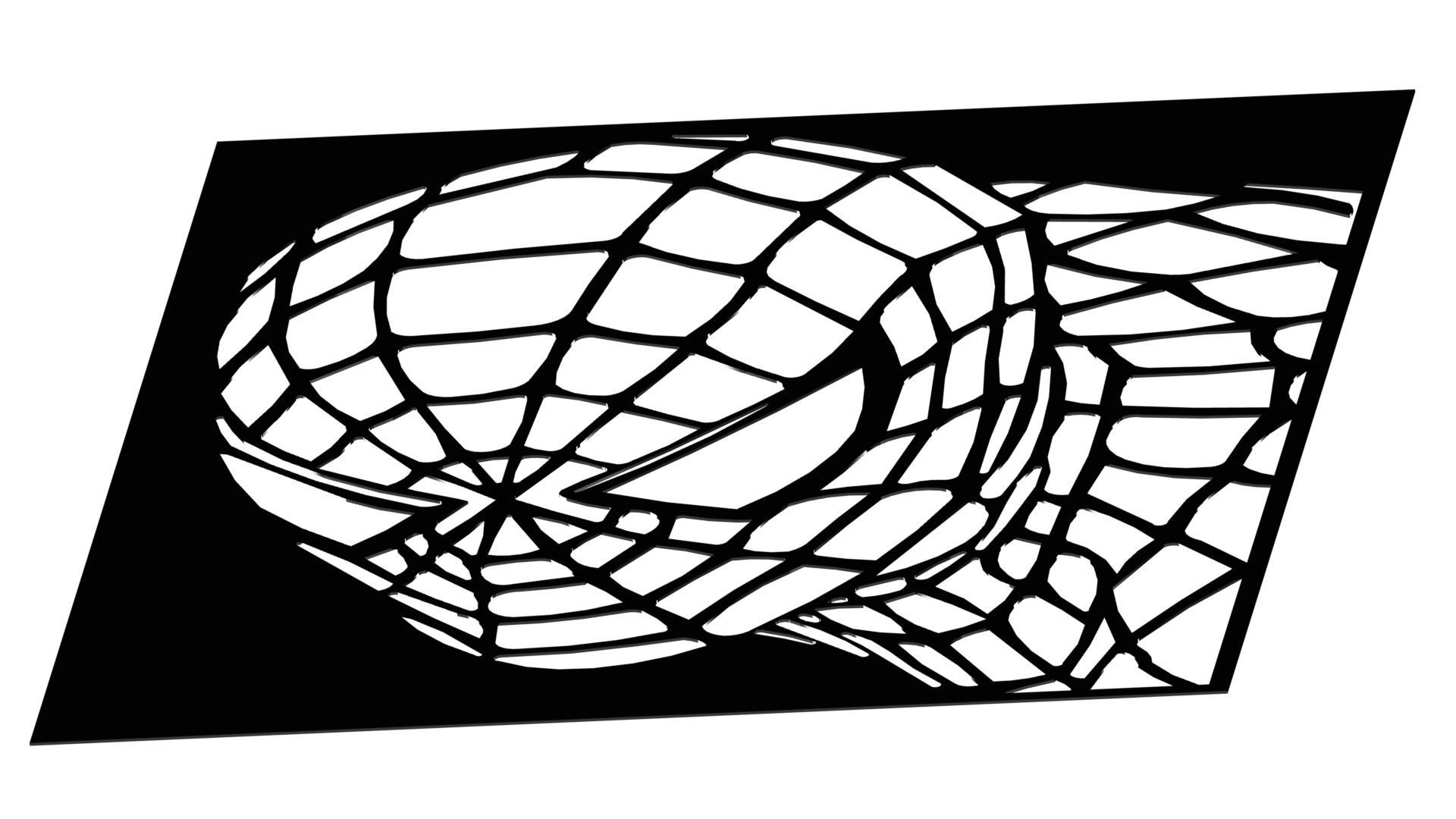 Poster SpiderMan ready to cut on CNC 3D print model 3D model 3D ...