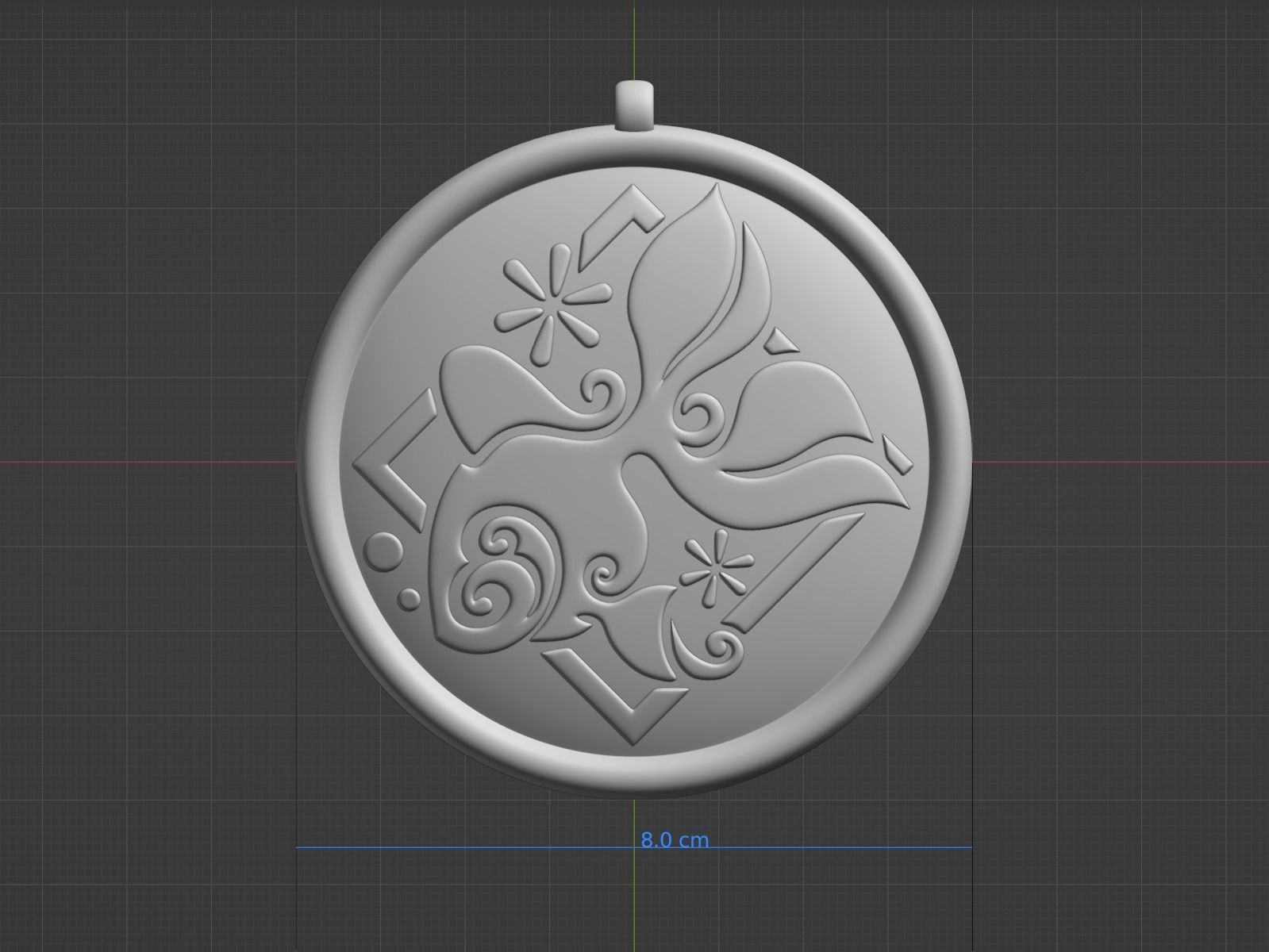 Genshin Impact Yoimiya Naganohara Emblem pendant 3D model 3D printable ...