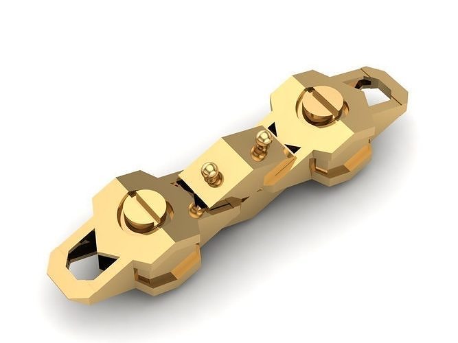 Eslabon para cadena chain link ESL0722010 3D model 3D printable | CGTrader