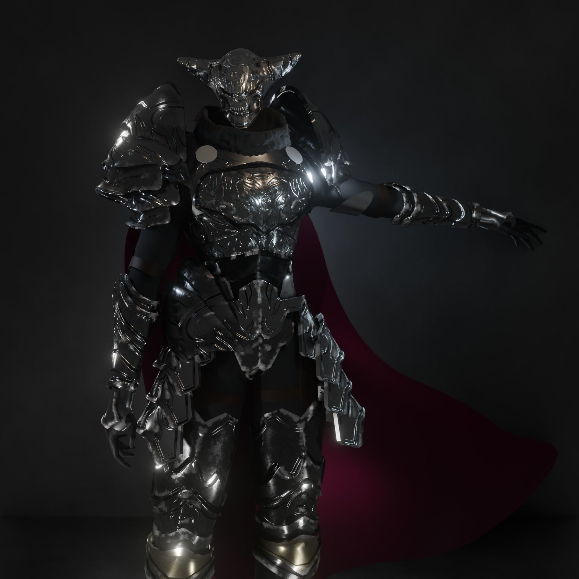 3D model Knight The Fallen Knight Character - Low-poly 3D Model VR / AR ...