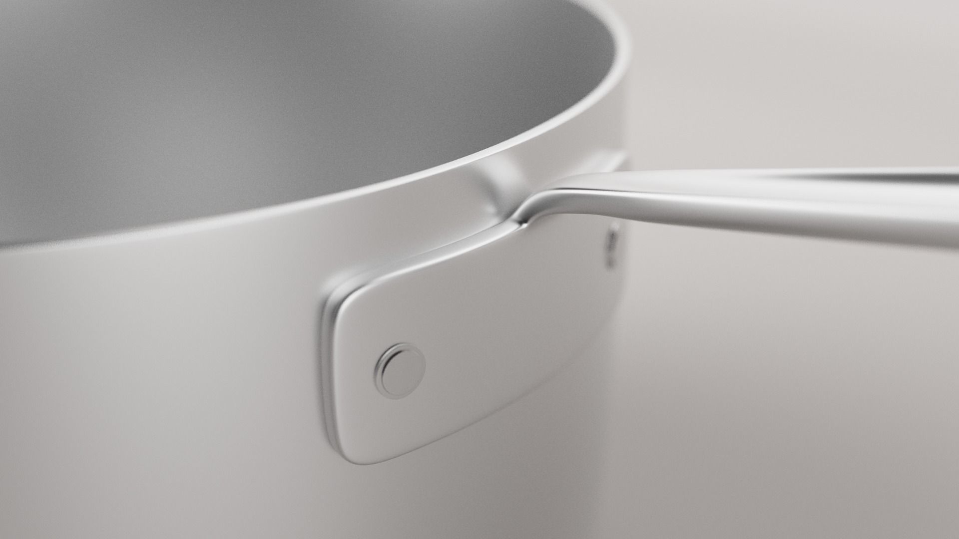 3D model Realistic Stainless Steel Pan VR / AR / low-poly | CGTrader