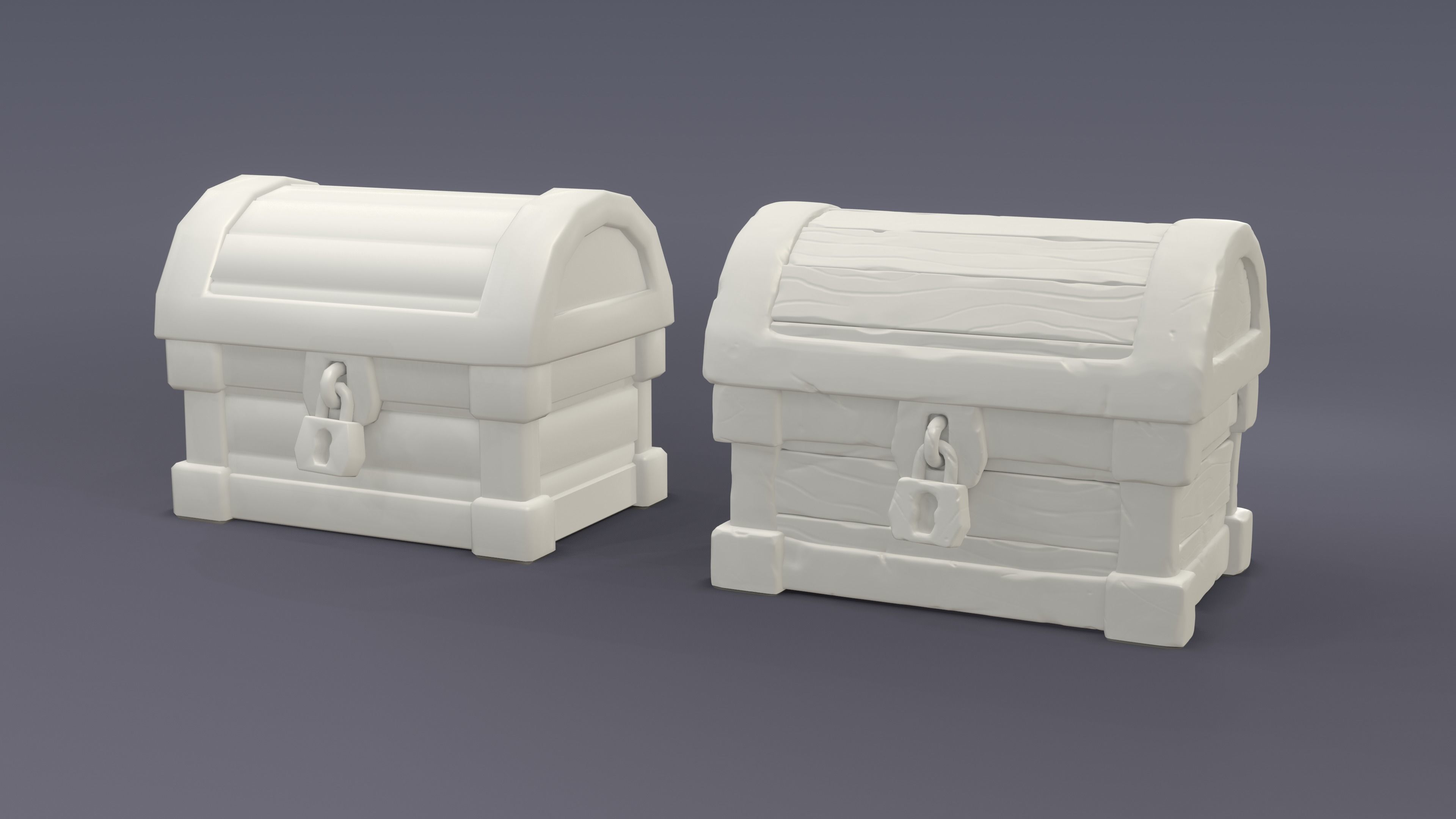 3D model Stylized Chest Lowpoly PBR 3D model VR / AR / low-poly | CGTrader