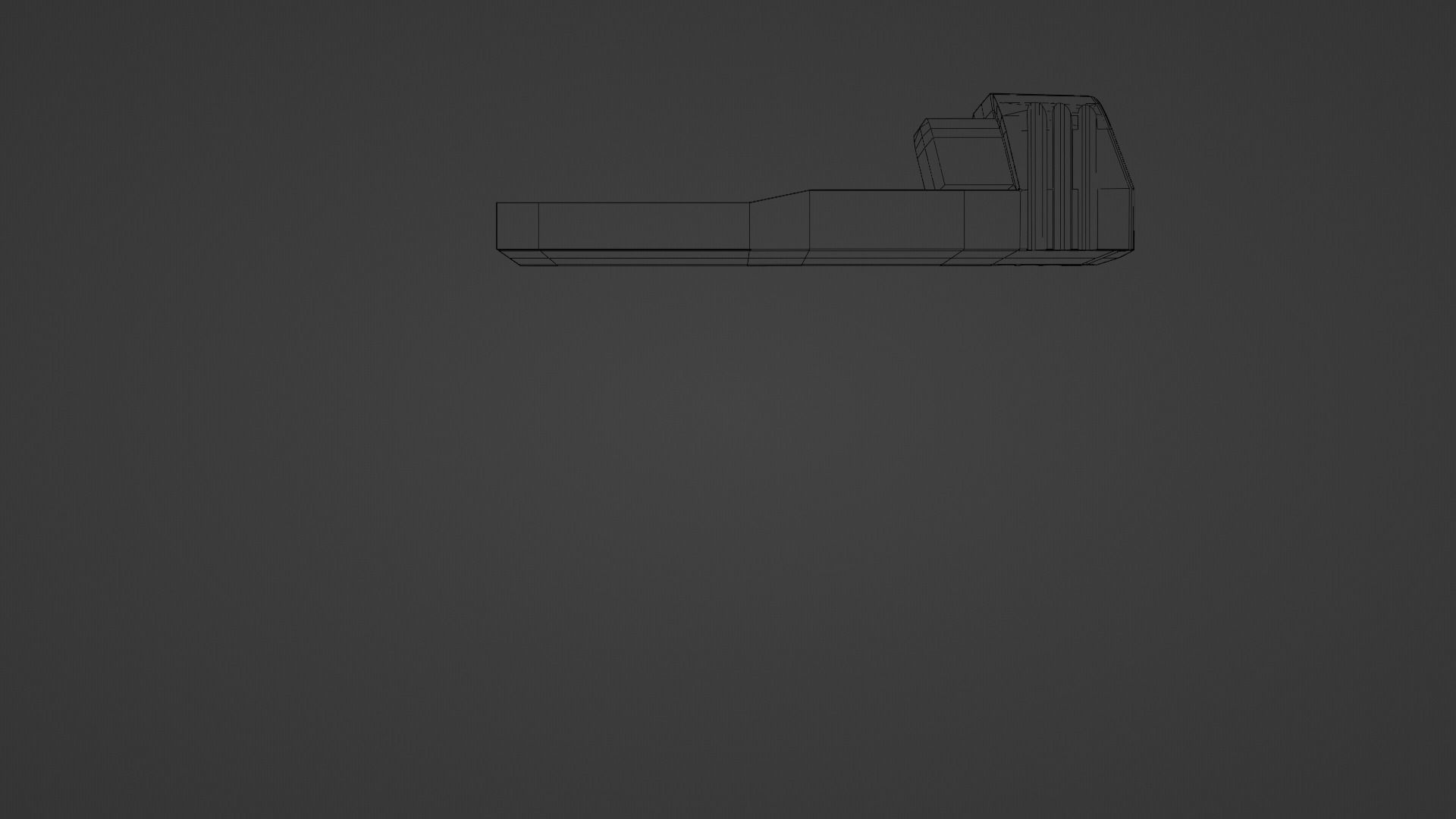 Sci-fi Pistol free VR / AR / low-poly 3D model | CGTrader