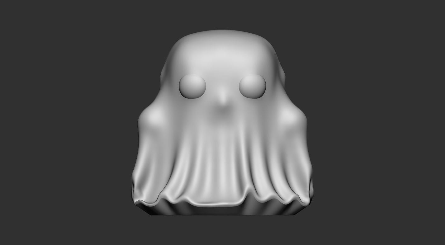 Funko pop Ghost - HALLOWEEN 3D model 3D printable | CGTrader