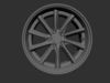 Weds Kranze Vishunu Wheels 3D Print Ready Model Rims 3D model 3D ...