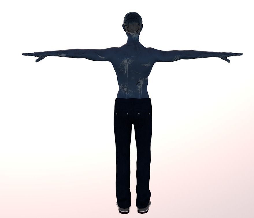 Zombie man free VR / AR / low-poly 3D model rigged | CGTrader