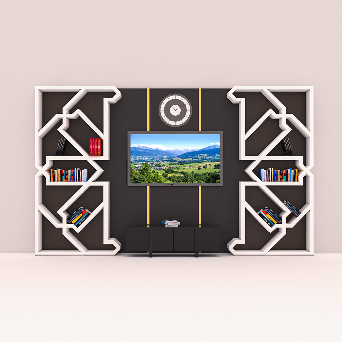 Moroccan library 3D model | CGTrader