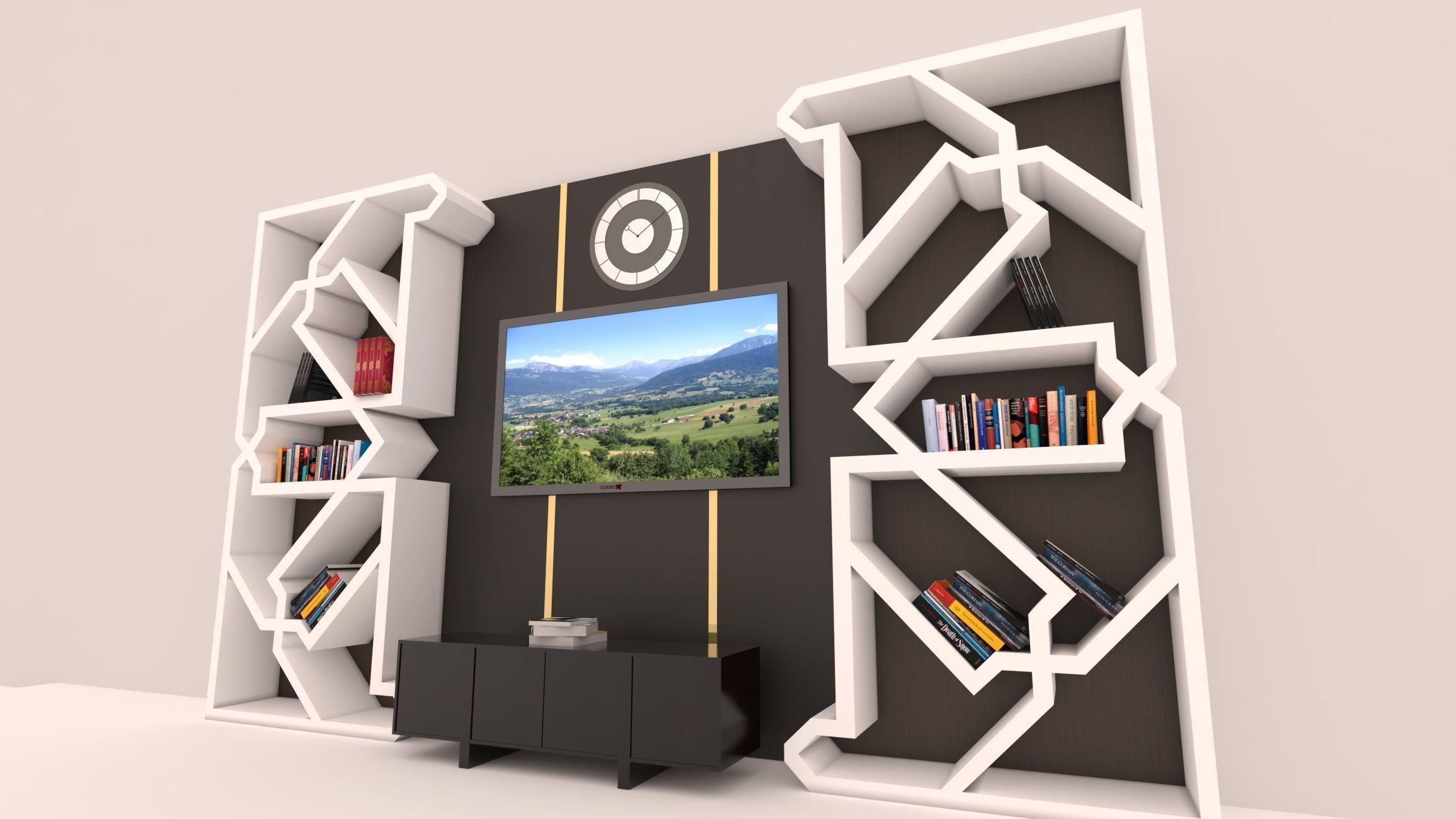 Moroccan library 3D model | CGTrader