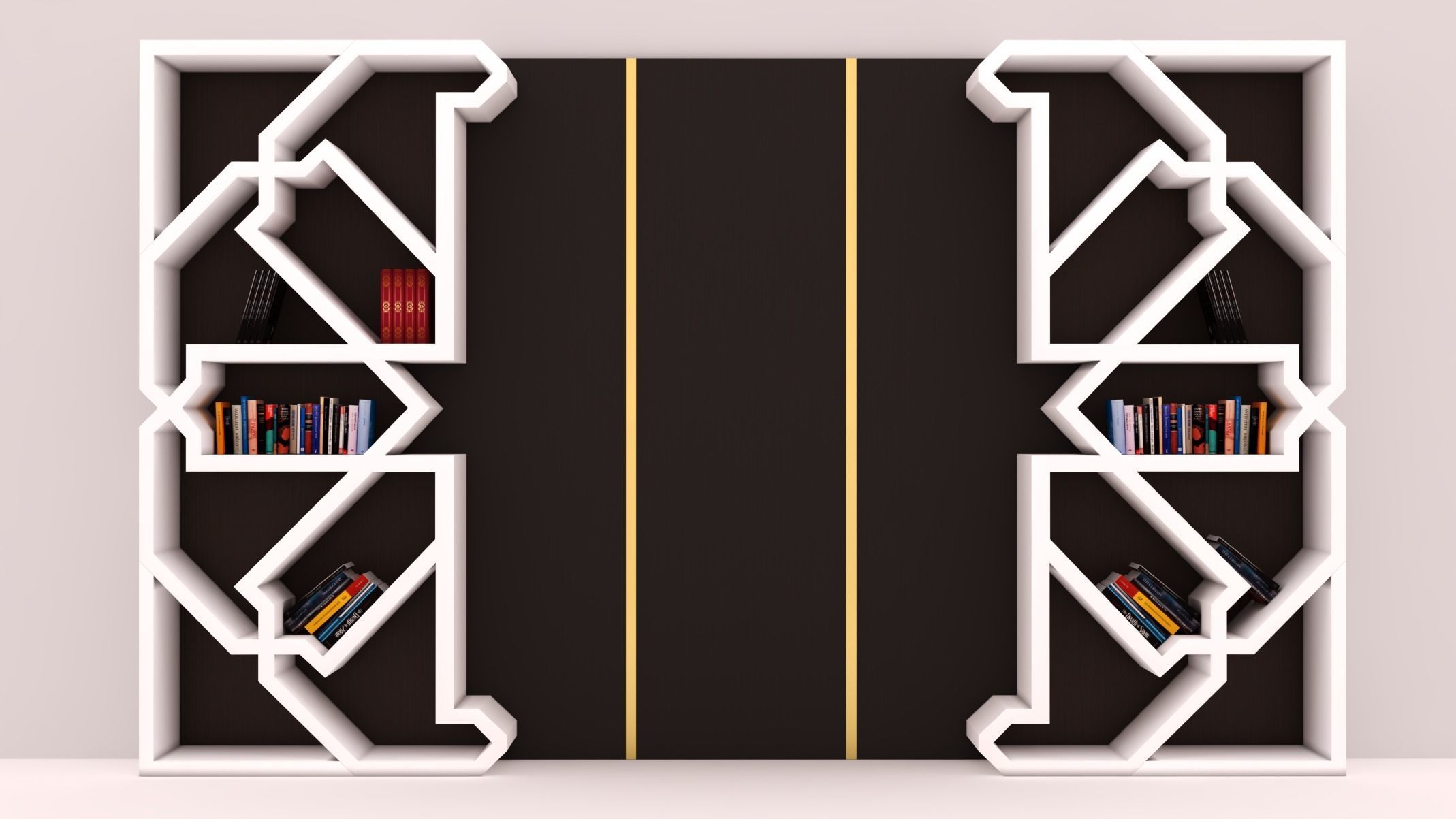 Moroccan library 3D model | CGTrader