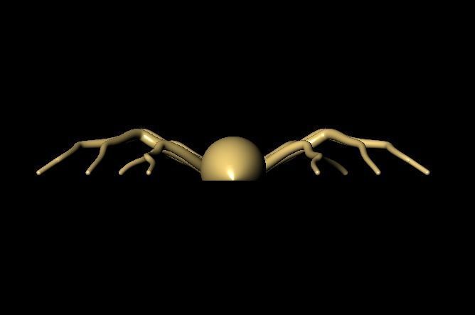 SPIDER 3D PRINT MODEL silver 3D model 3D printable | CGTrader