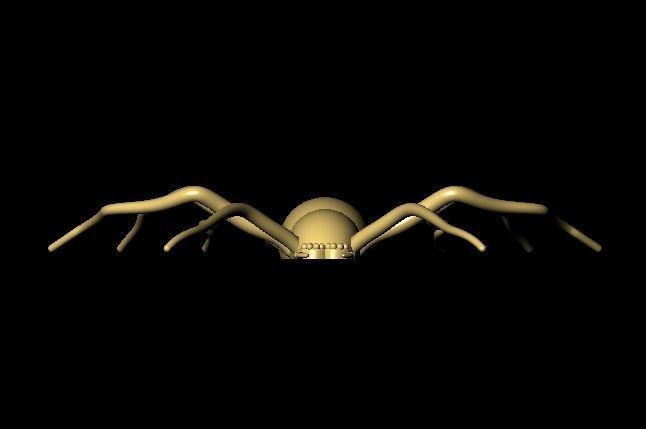 SPIDER 3D PRINT MODEL silver 3D model 3D printable | CGTrader